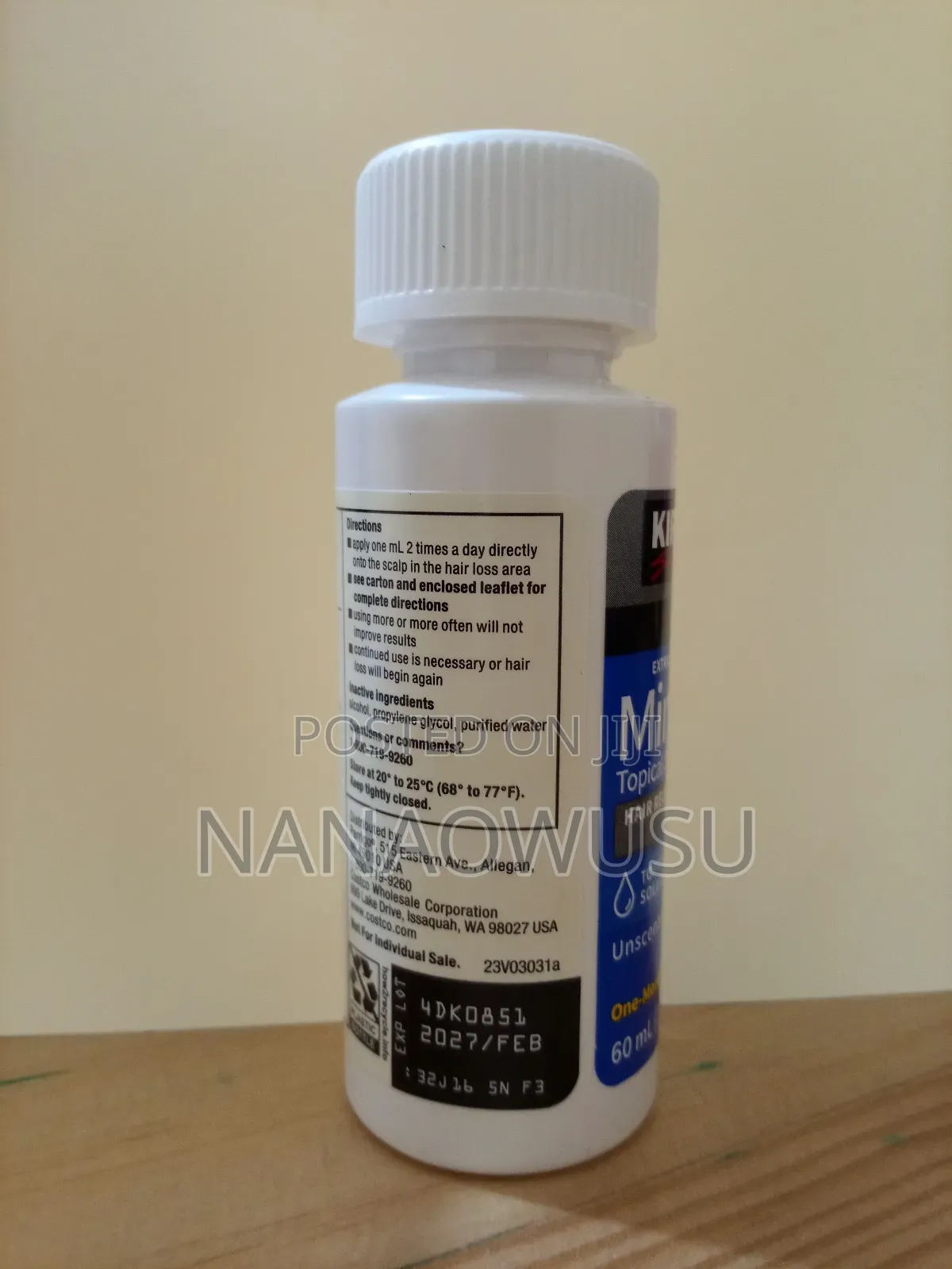 Kirkland Signature Minoxidil 100% Hair Regrowth Treatment in Accra ...