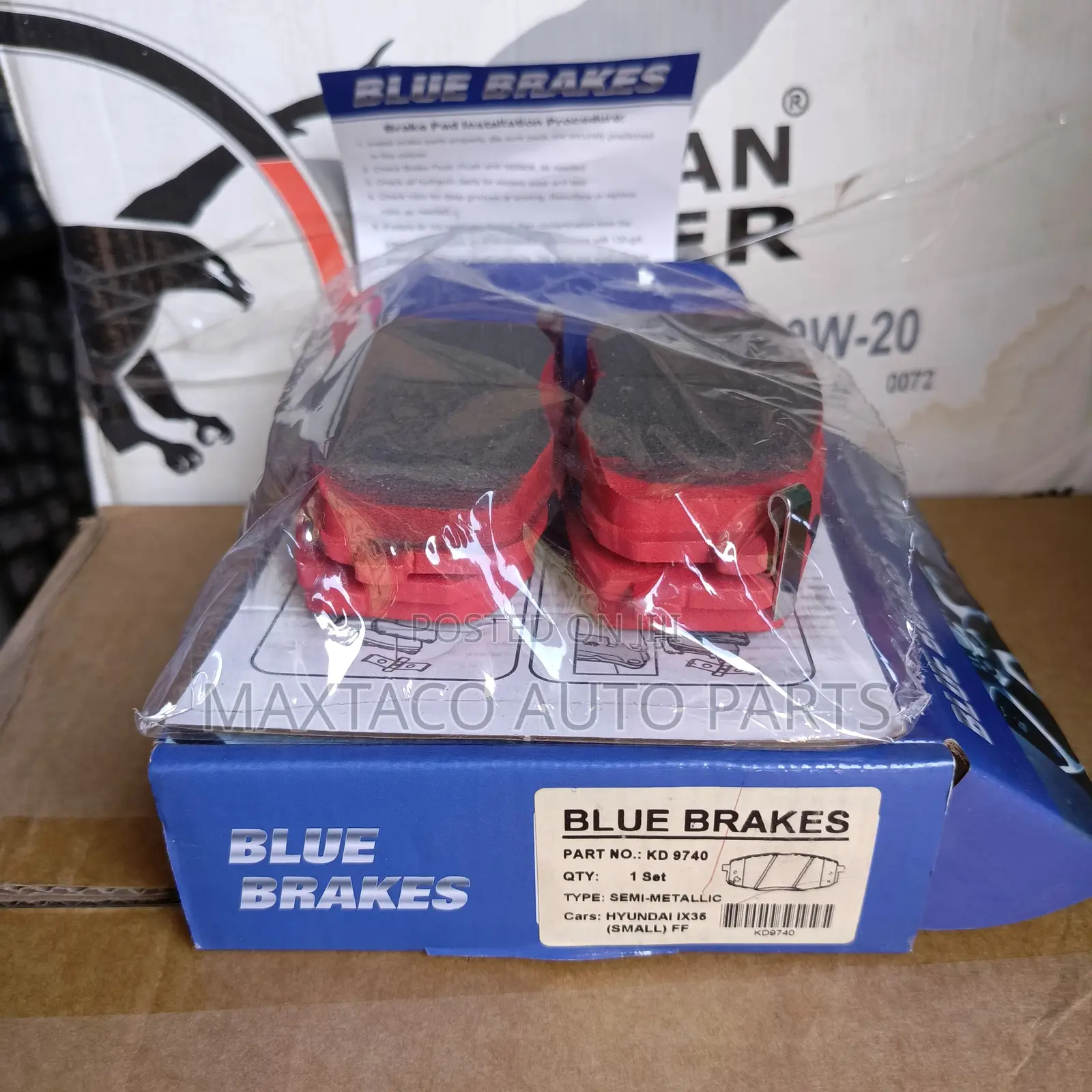 Blue Brakes Kd9740 Semi-metalic Brake Pad-front For Hyundai Ix35 in ...