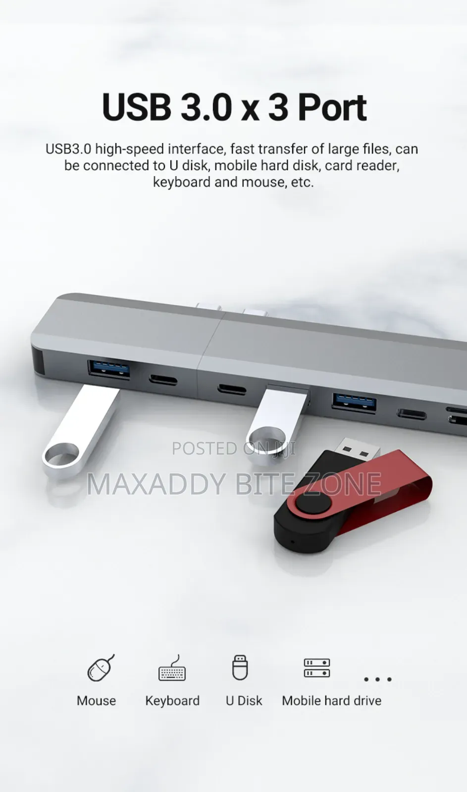 Usb-c Docking Station 10 In 1 Magnetic Hub With Dual Monitor in ...