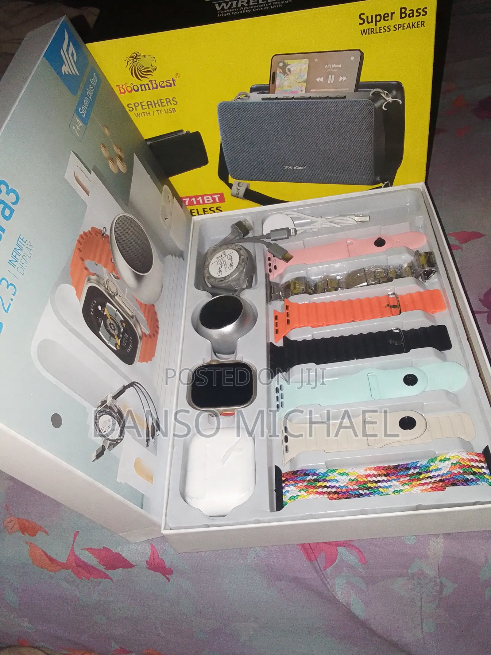 H92 Ultra 3 Big 2.3 Smart Watch, Including Airpod Pro 6, Mini Bluetoot ...