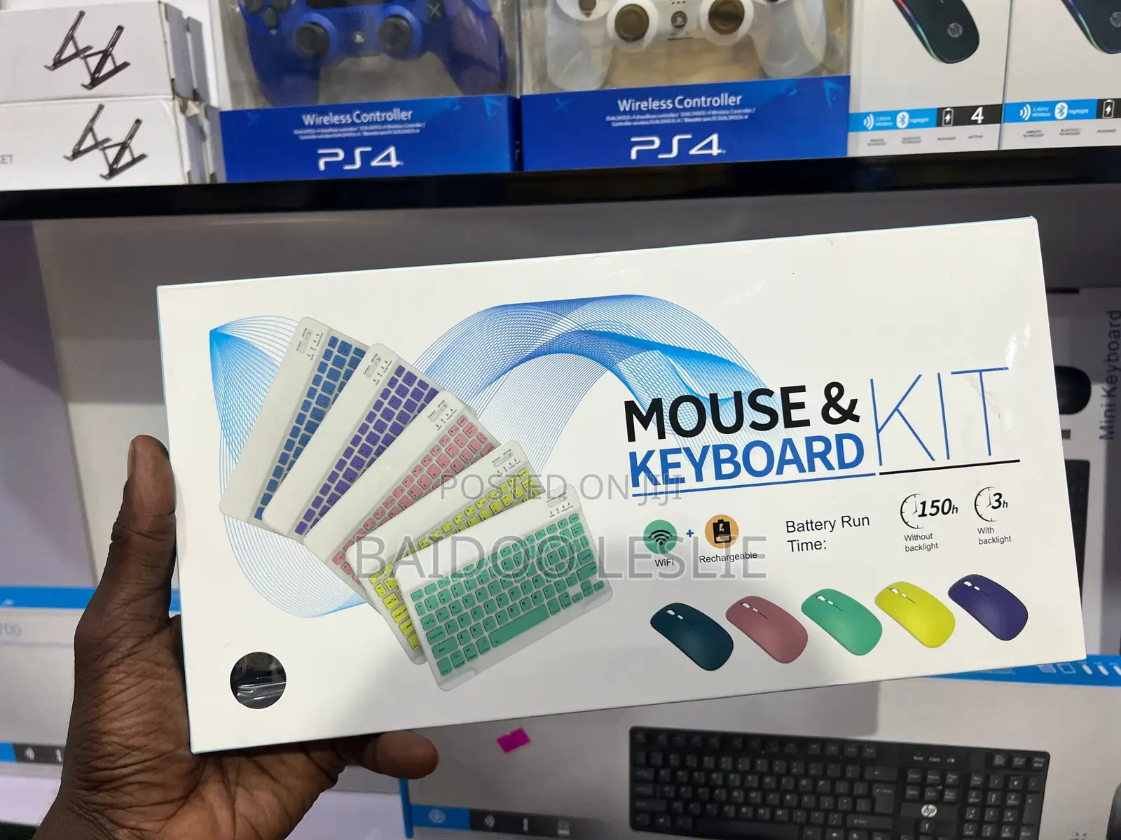 Wireless Keyboard And Mouse Combo - Rgb Backlit, Rechargeable in ...