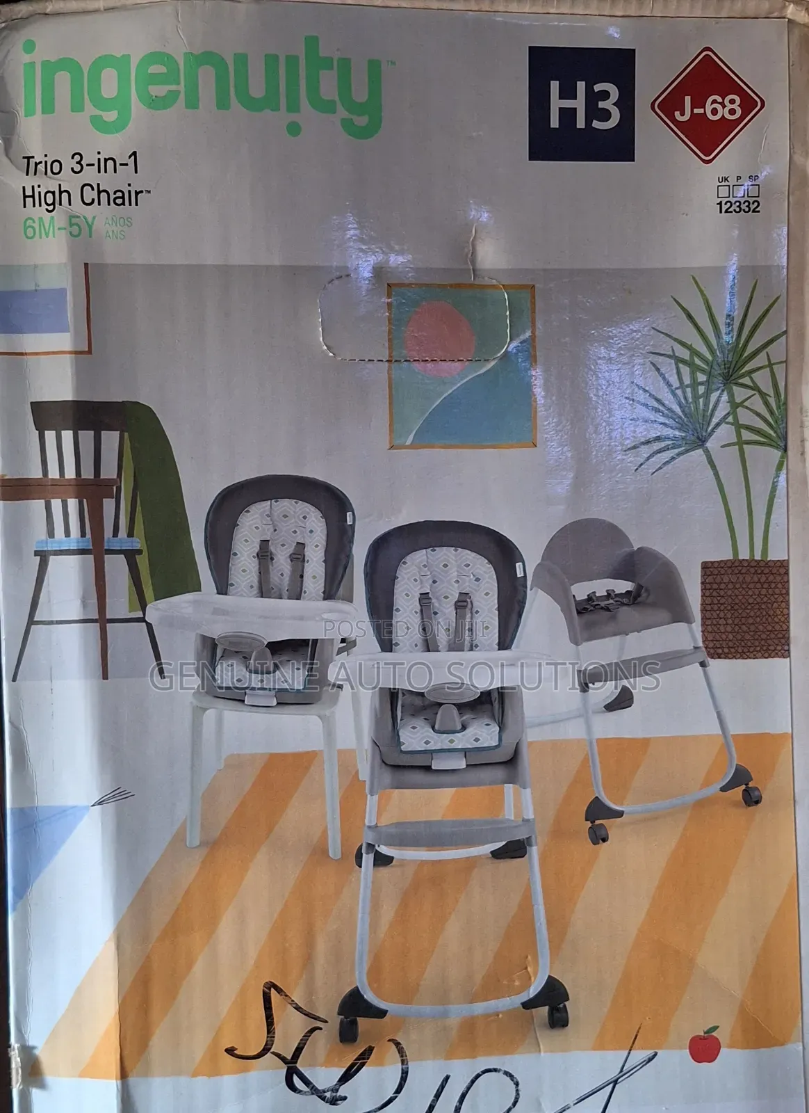 Ingenuity 3 in 1 High Chair in Adenta - Baby Gear & Equipment, Nana Kojo | Jiji.com.gh