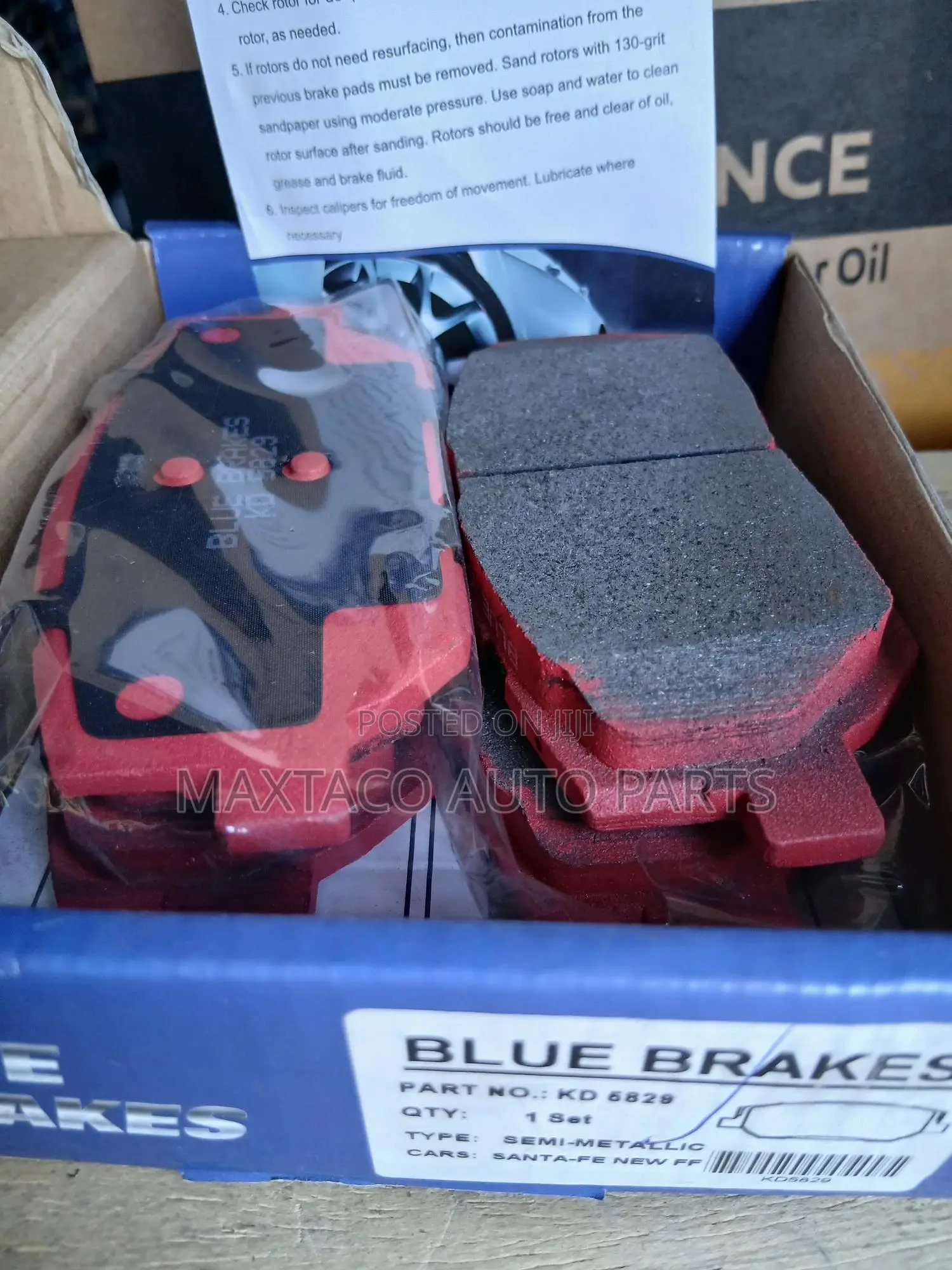 Blue Brakes Kd5829 Brake Pad Front for Hyundai Santa Fe in Lapaz ...