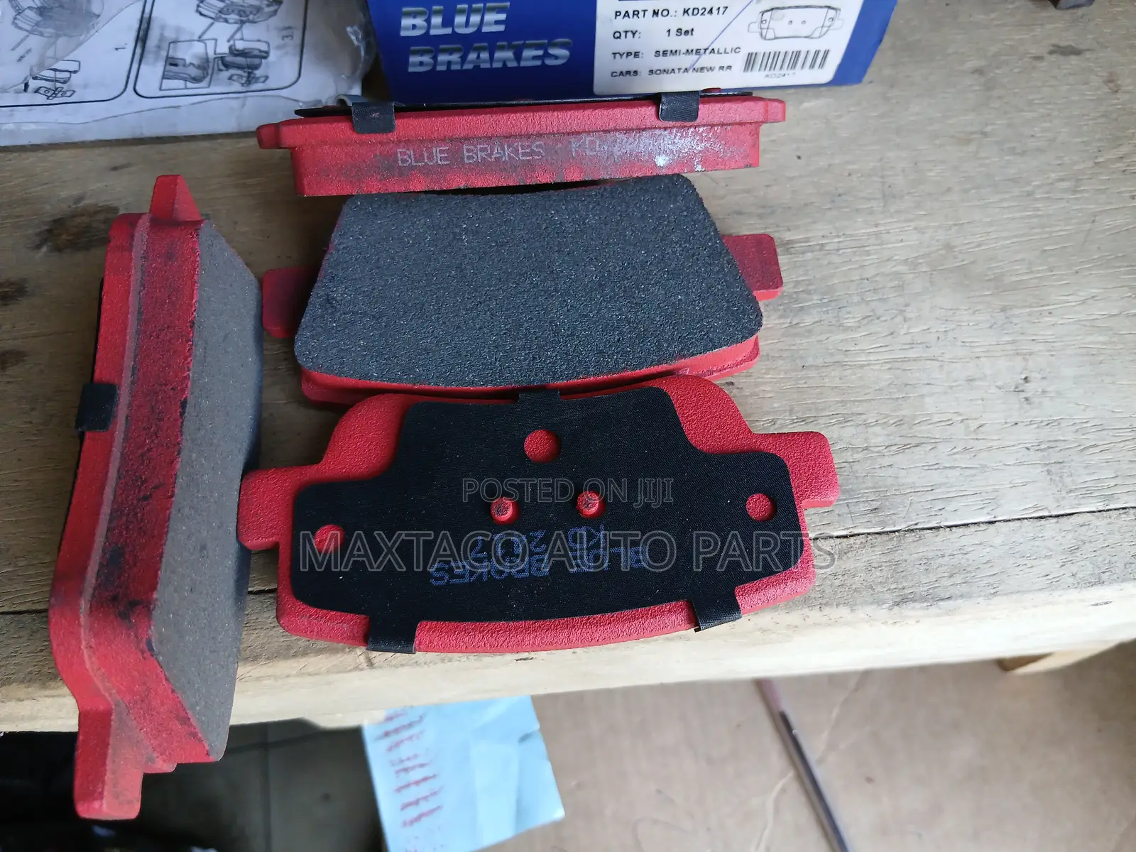 Blue Brakes Kd2417 Semi-Metallic Brake Pad-Rear for Hyundai Sonata in ...
