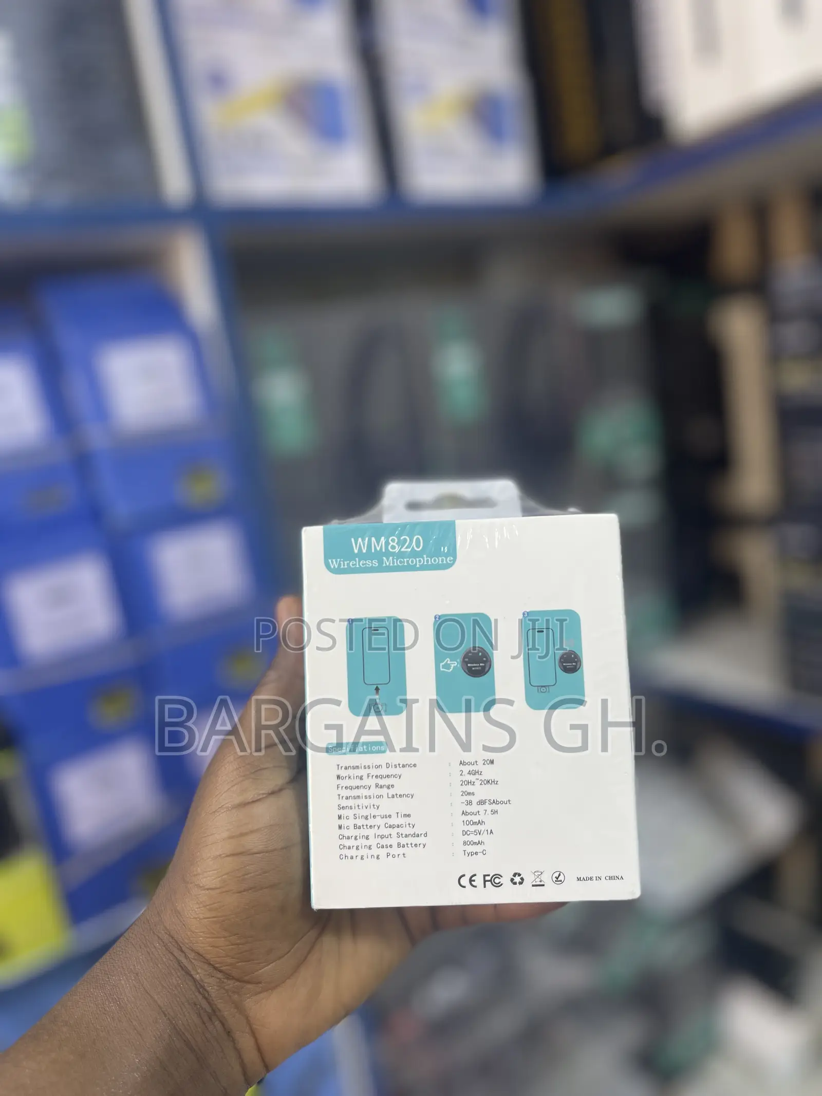 Maono Wm820 Wireless Microphone With Charging Case (2in1) in Circle ...