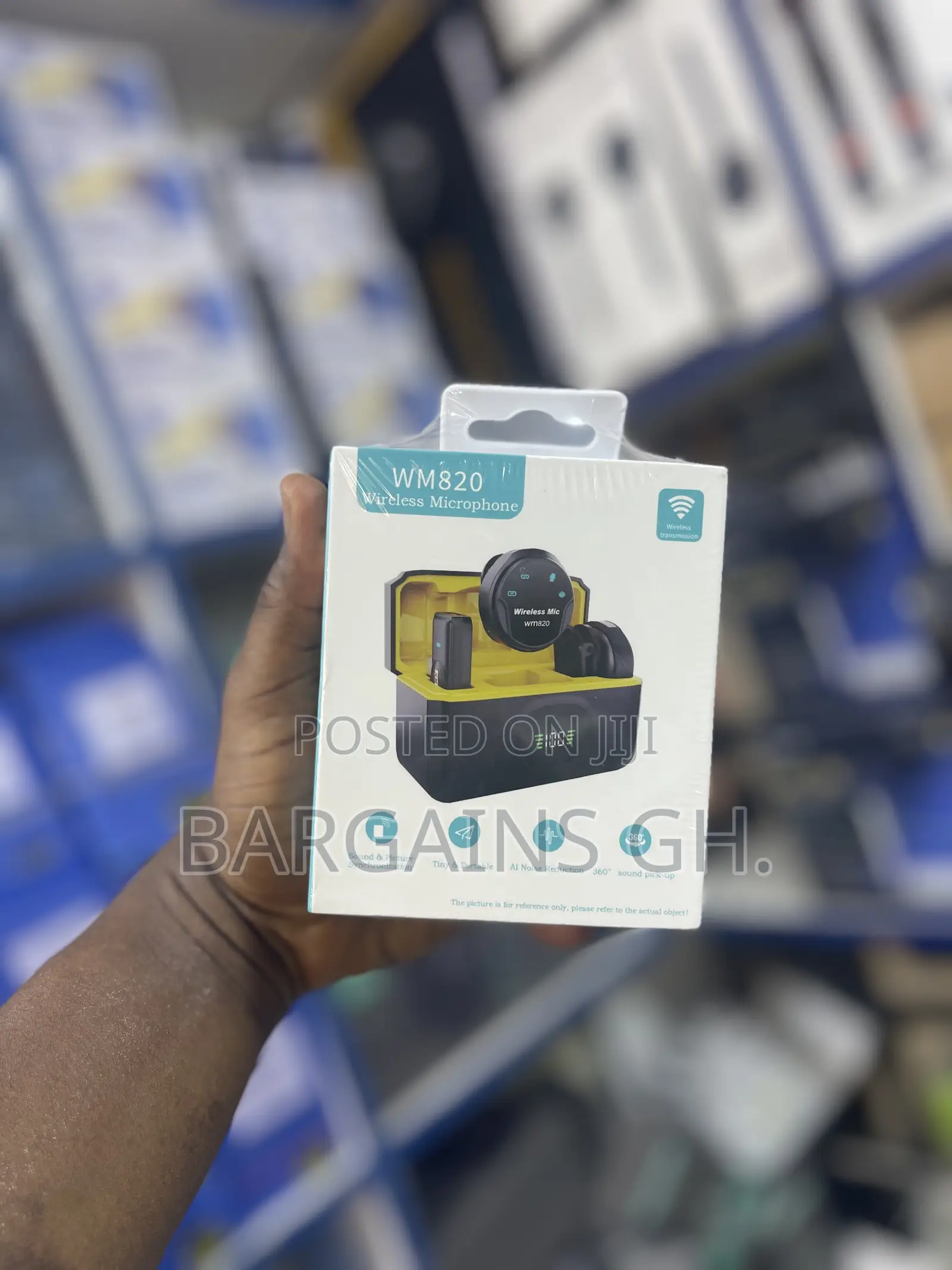 Maono Wm820 Wireless Microphone With Charging Case (2in1) in Circle ...