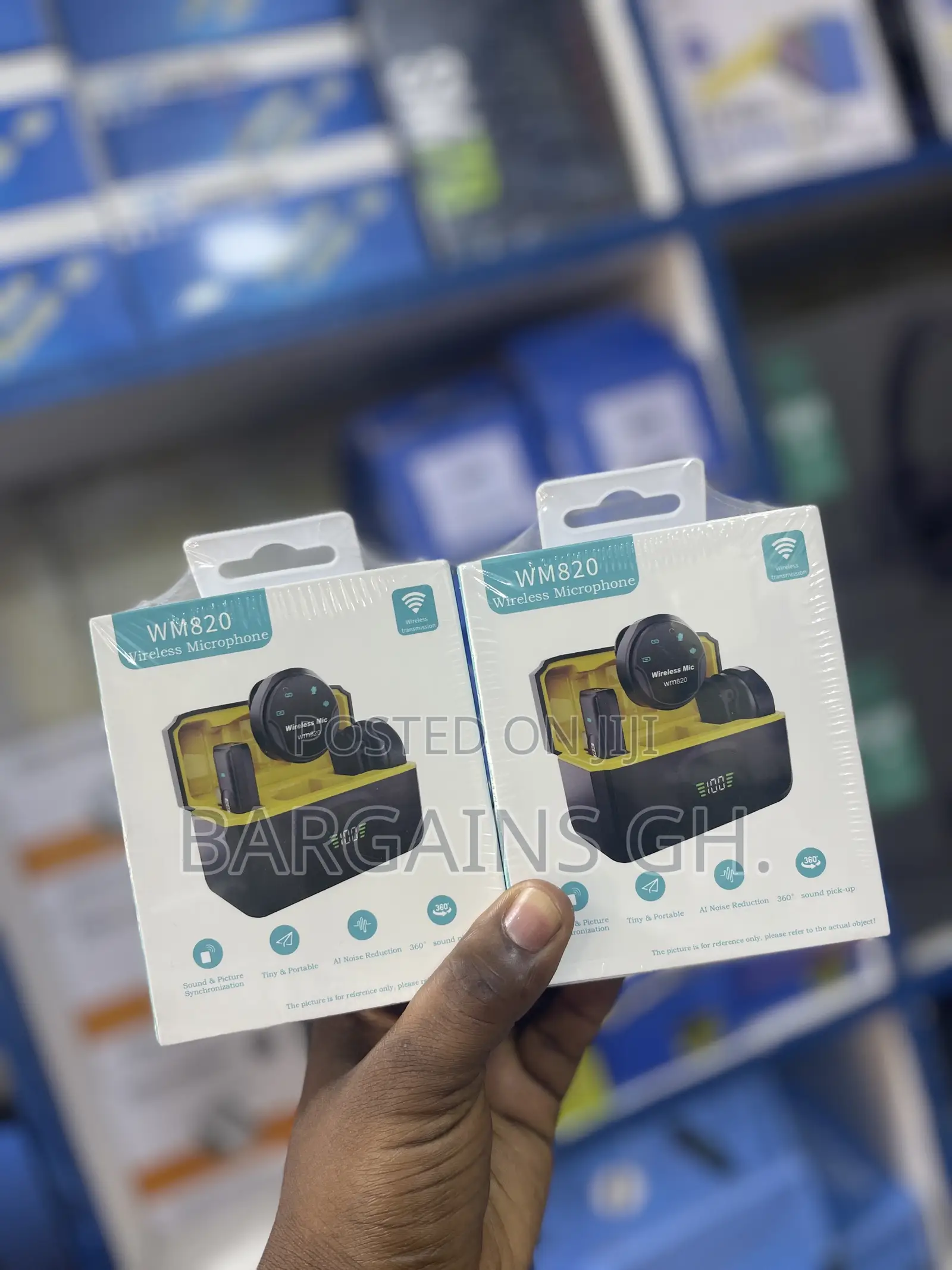 Maono Wm820 Wireless Microphone With Charging Case (2in1) in Circle ...