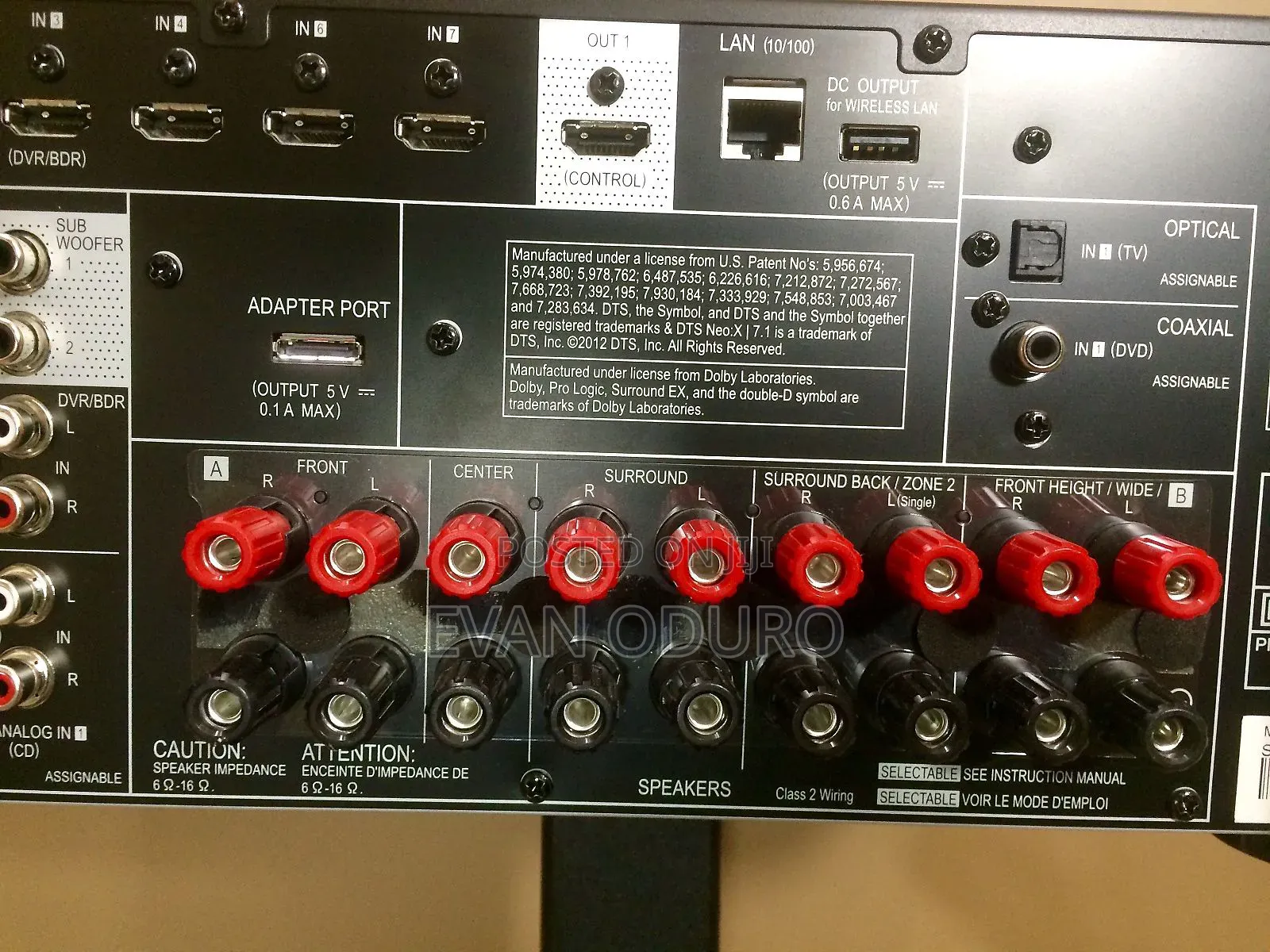 Powerful Pioneer 4k Av Receiver,Airplay,Usb,Bt,Hdmi,Optical,Radio,Aux ...