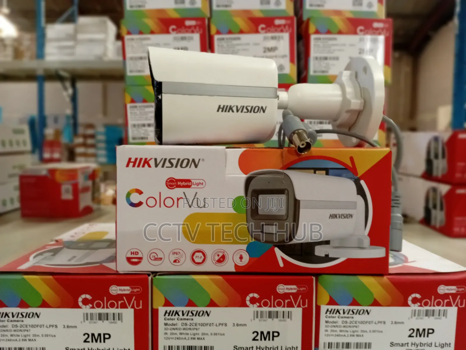 Hikvision 2mp Colorvu Dual Light Fixed Mini Bullet With Build in Mic in ...