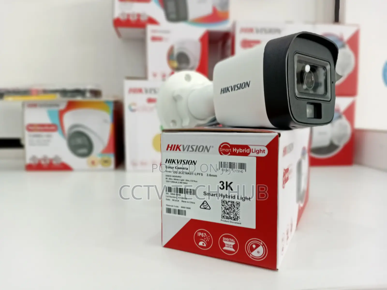 Hikvision Dual Light Fixed Mini Bullet Camera With Build in Mic in ...