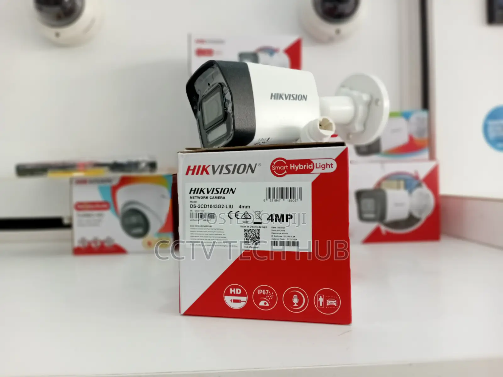 Hikvision 8 Mp Smart Hybrid Light Fixed Bullet Network Camera in ...