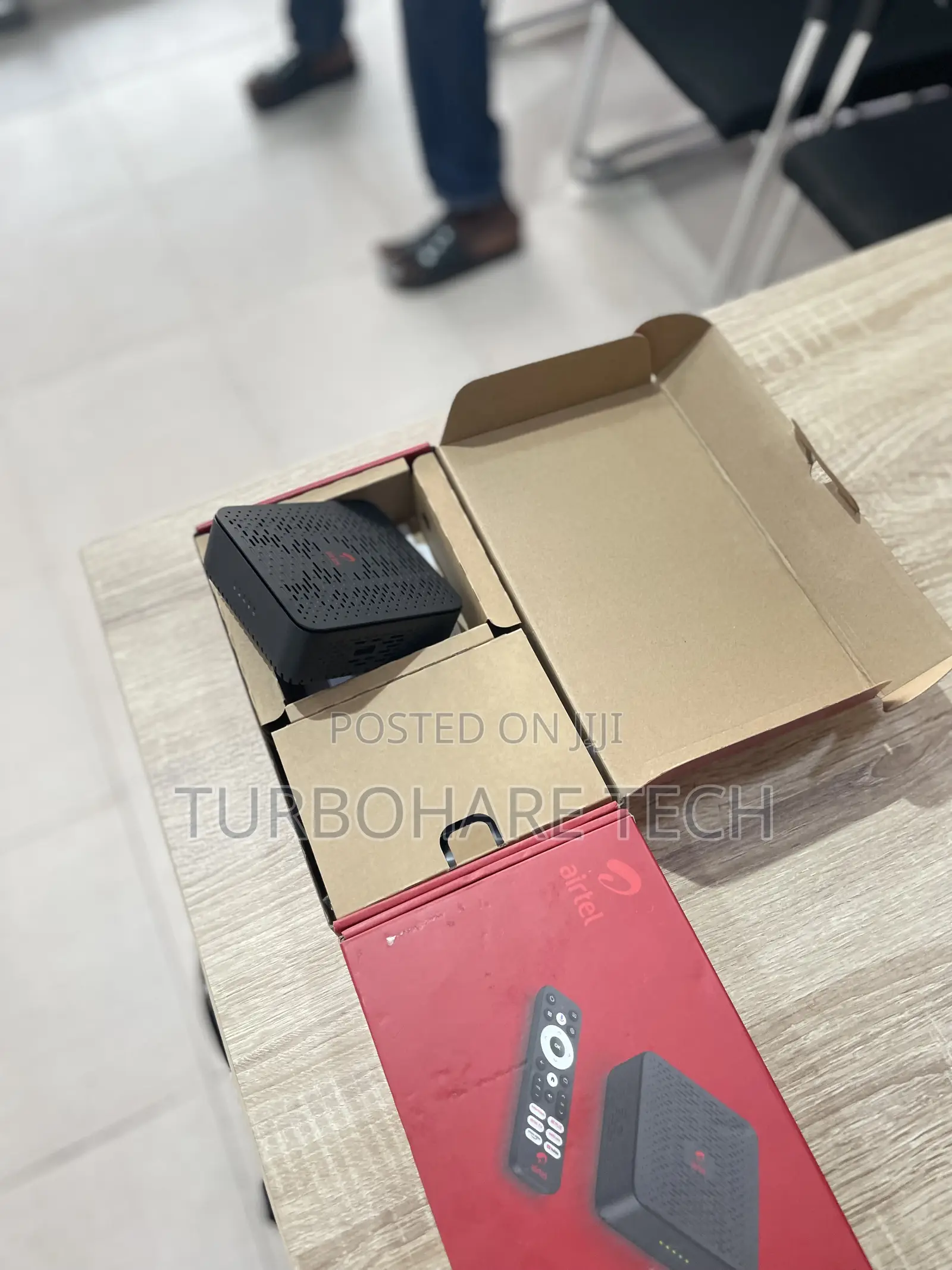Airtel 4k Android Tv Box With Built-in Router in Awoshie - TV & DVD ...