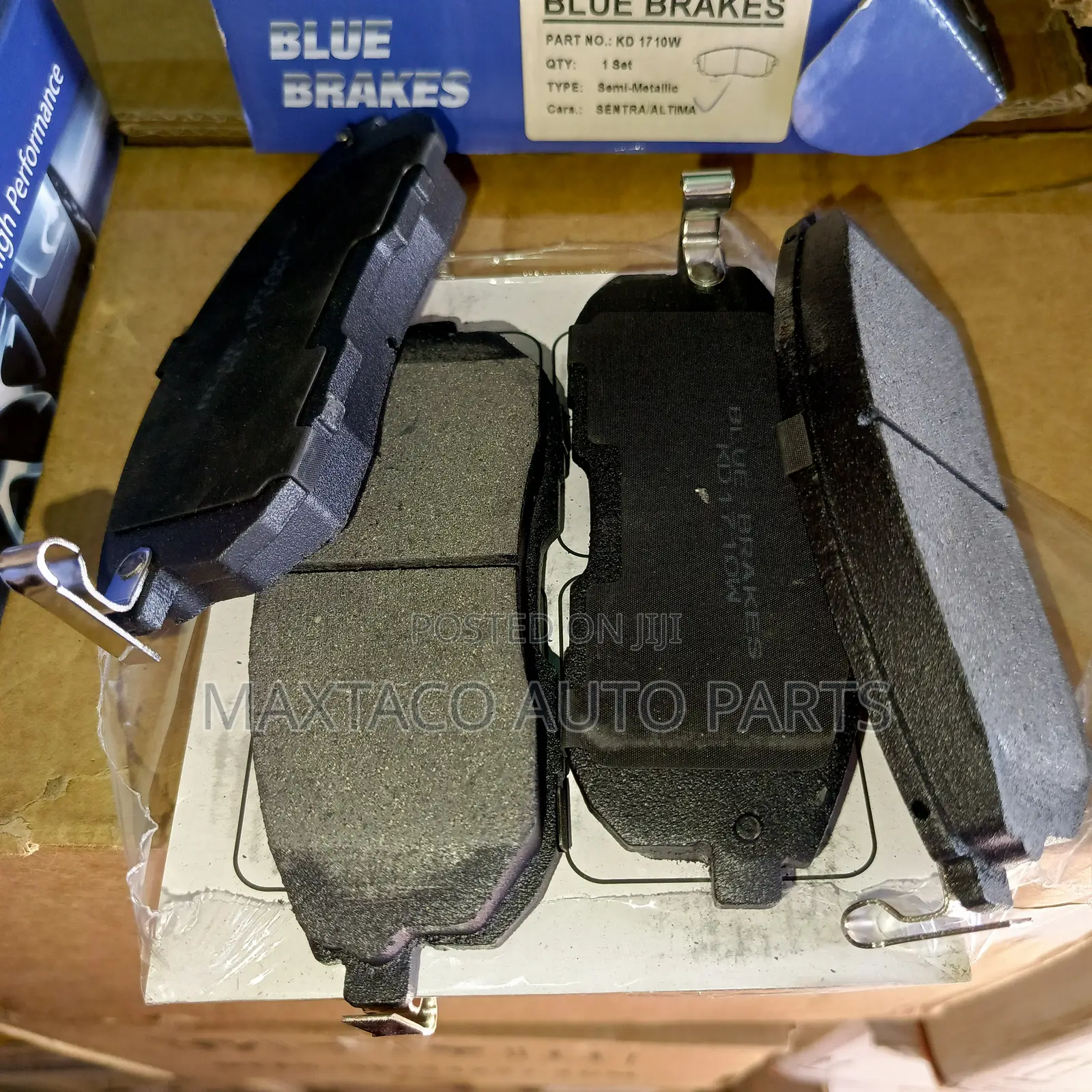 Blue Brakes Kd1710w Semi Metallic Brake Pad-Front for Nissan Sentra in ...