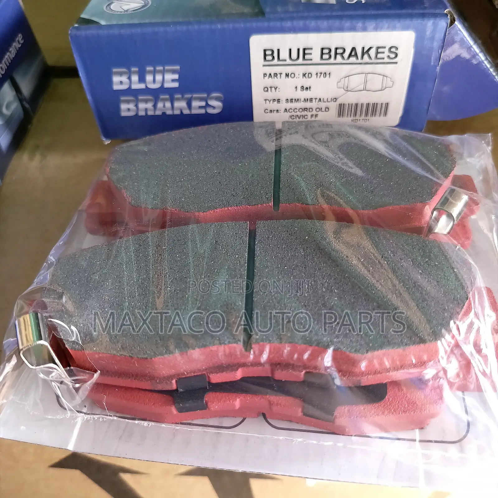 Blue Brakes Kd1701 Brake Pad-Front Honda Accord in Lapaz - Vehicle ...