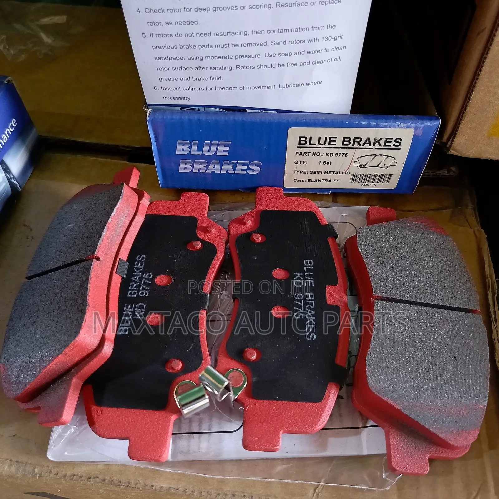 Blue Brakes Kd9775 Brake Pad-Front for Hyundai Elantra in Lapaz ...