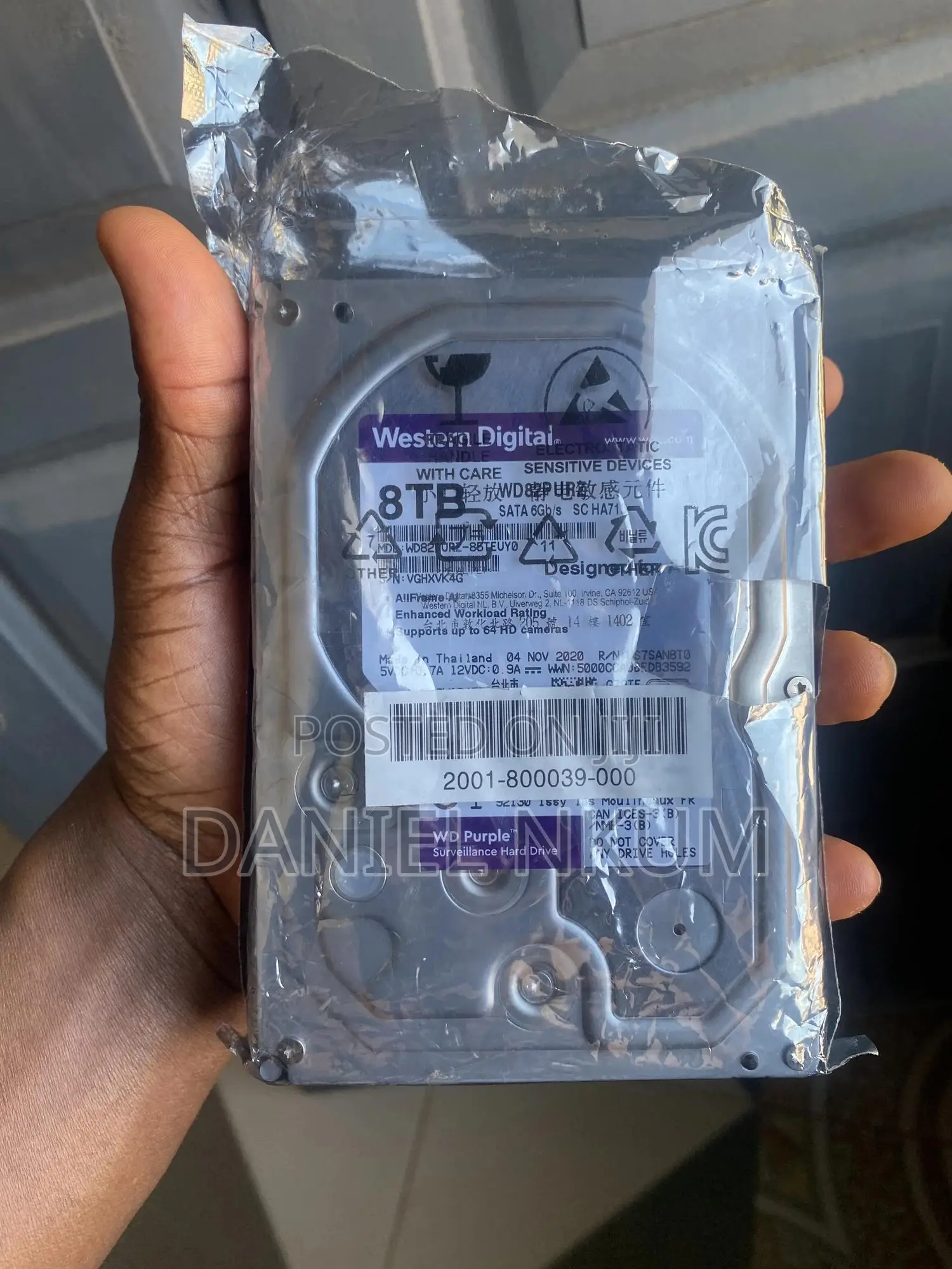 8tb Western Digital Surveillance HDD in Weija - Computer Hardware ...