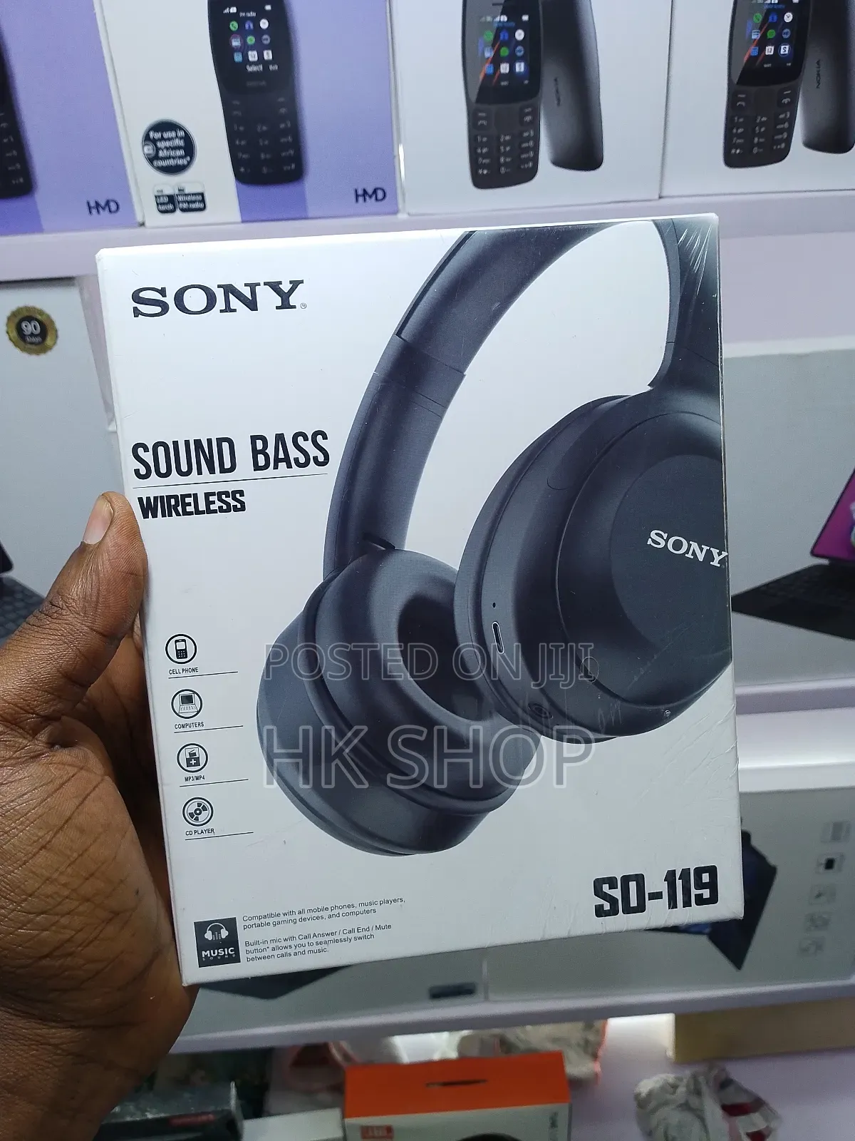 Sony Pure Sound Bass Wireless Headset in Circle - Headphones, Hk Shop ...