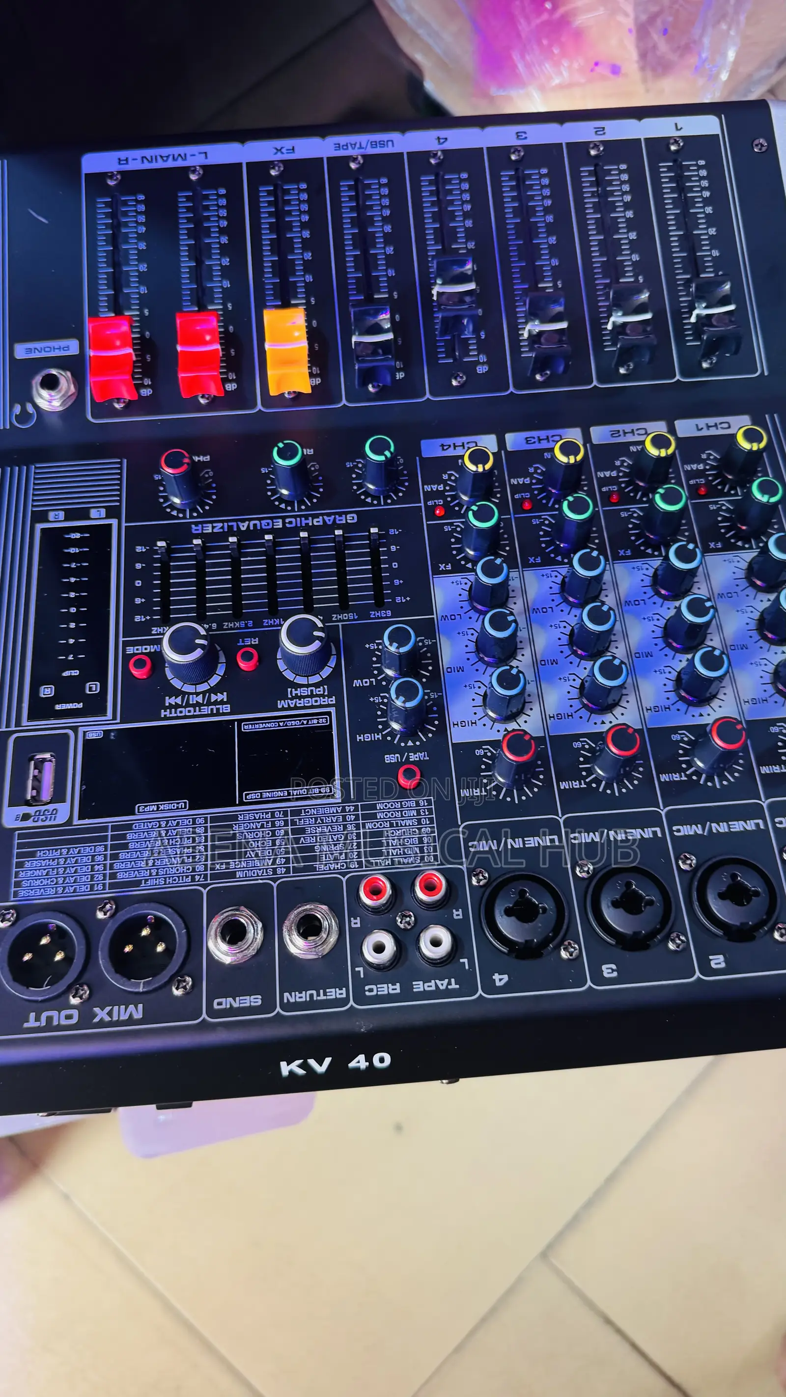 Kv 4 Channel Powered Mixer in Accra Metropolitan - Audio & Music ...