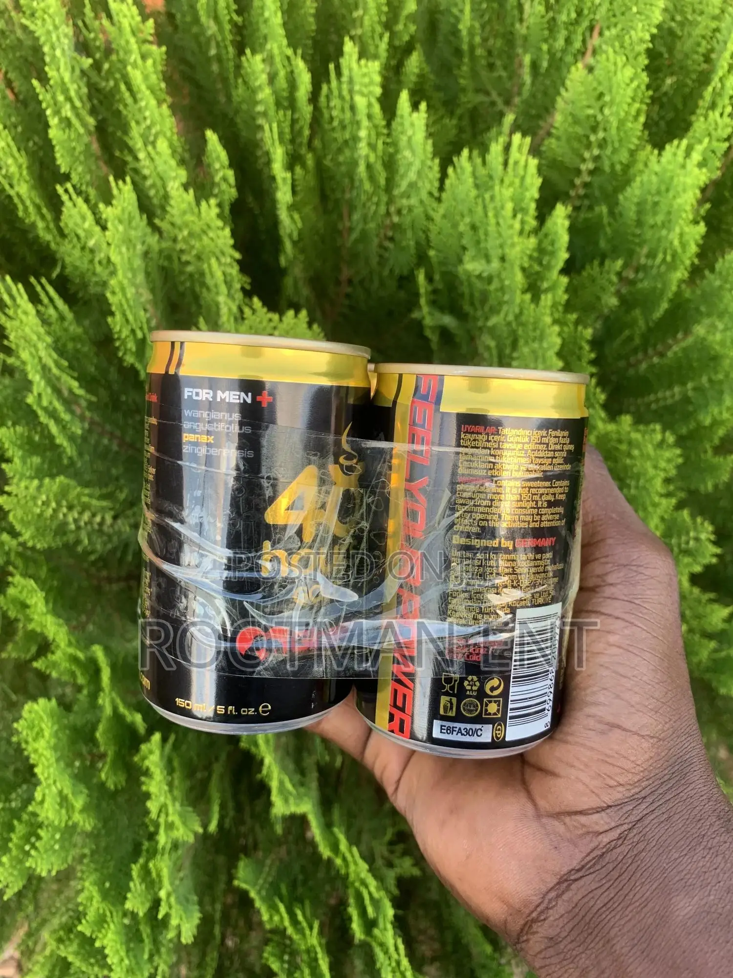 48 Hour Gold Turkish Energy Drink for Men With Pomegranate Flavor in ...