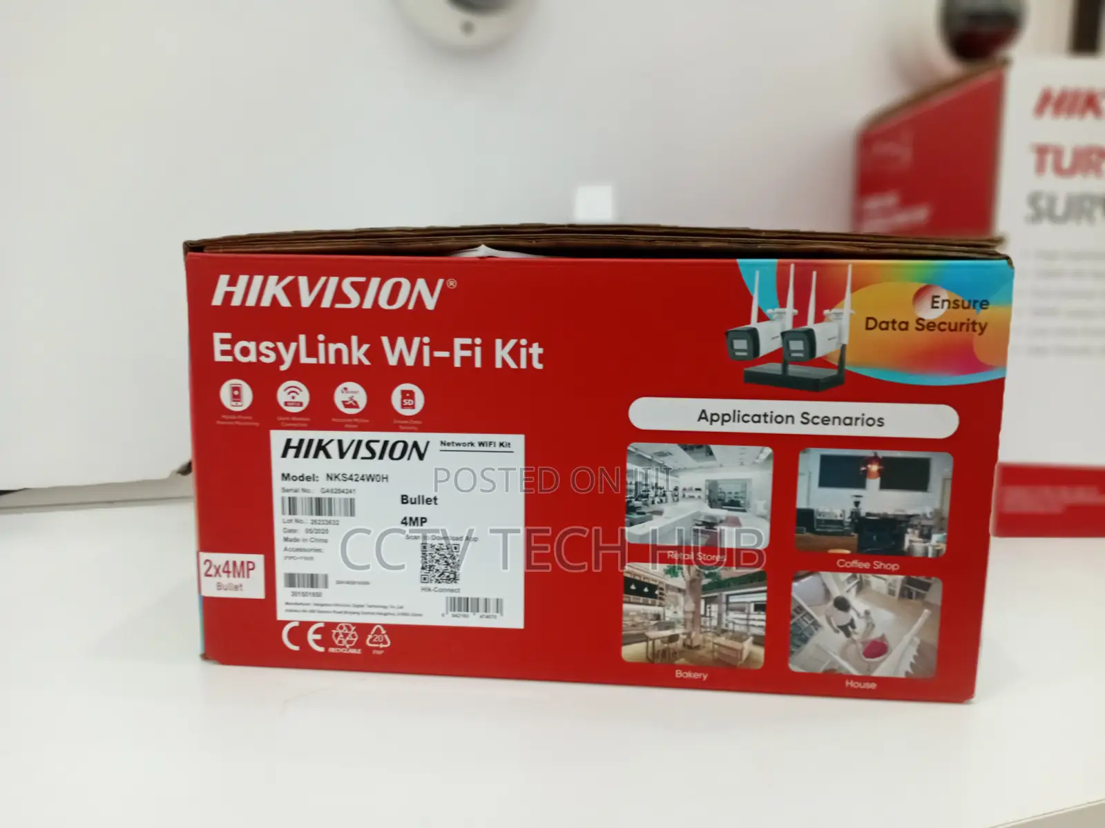 Hikvision 4mp H.265 Two Bullet Wifi NVS Kit in Spintex - Security ...