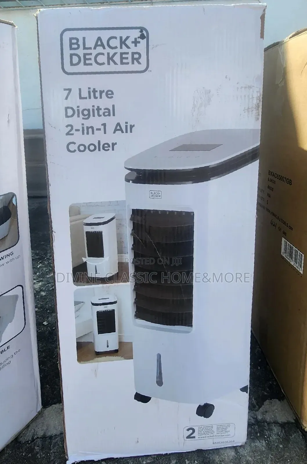 Black Decker 7lit Digital Air Cooker With A Remote Control, 65watt in ...