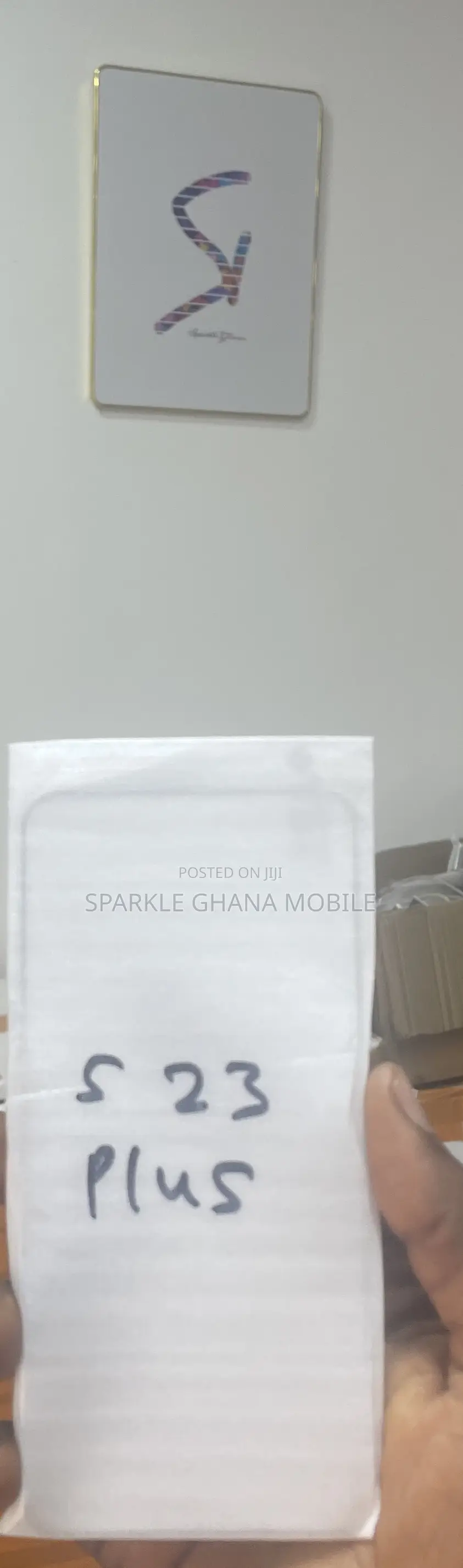 Samsung S23 Plus Glass Protector With Fingerprint Sensor Support in ...