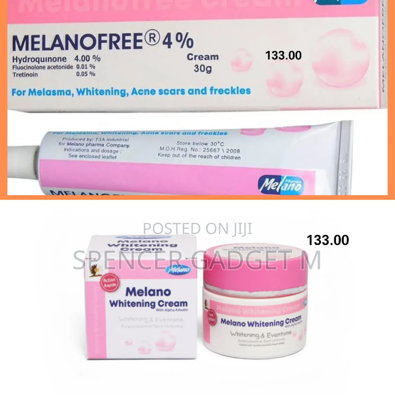 Melanofree Cream/ Melano Face Cream (¢133 Per 1) in Madina - Face Care ...