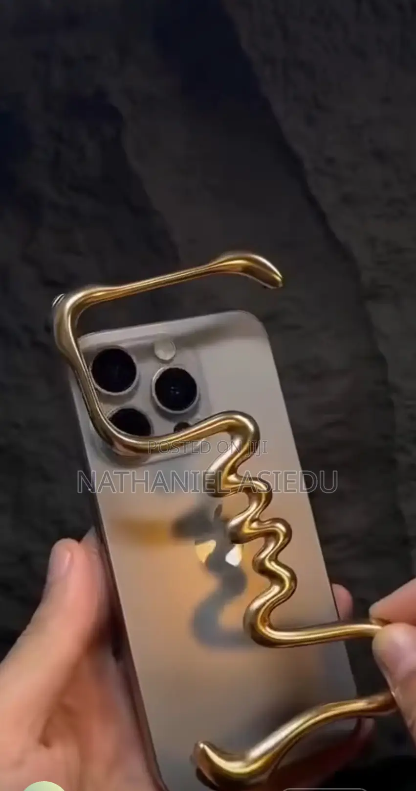 Snake Design Metal Bumper Case for 14 Pro Max in Circle - Accessories ...