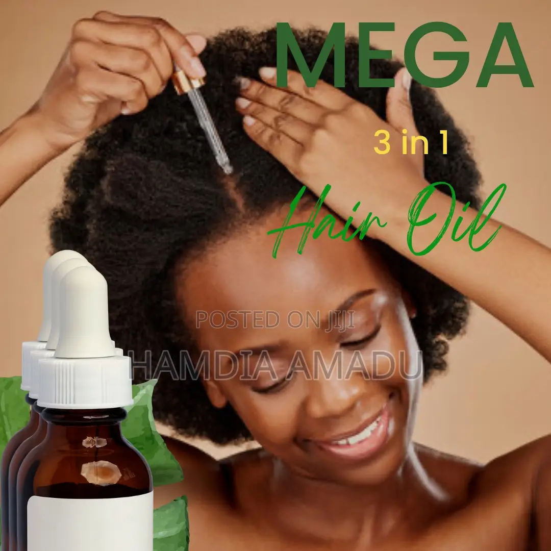 Mega 3 In 1 Hair Growth Oil in Tamale Municipal - Hair Beauty, Hamdia ...