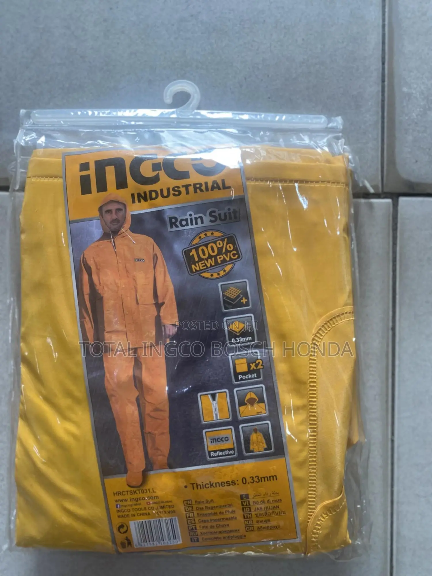 Raincoat Ingco Full Top Down Raincoat in Circle - Clothing, Rp ...