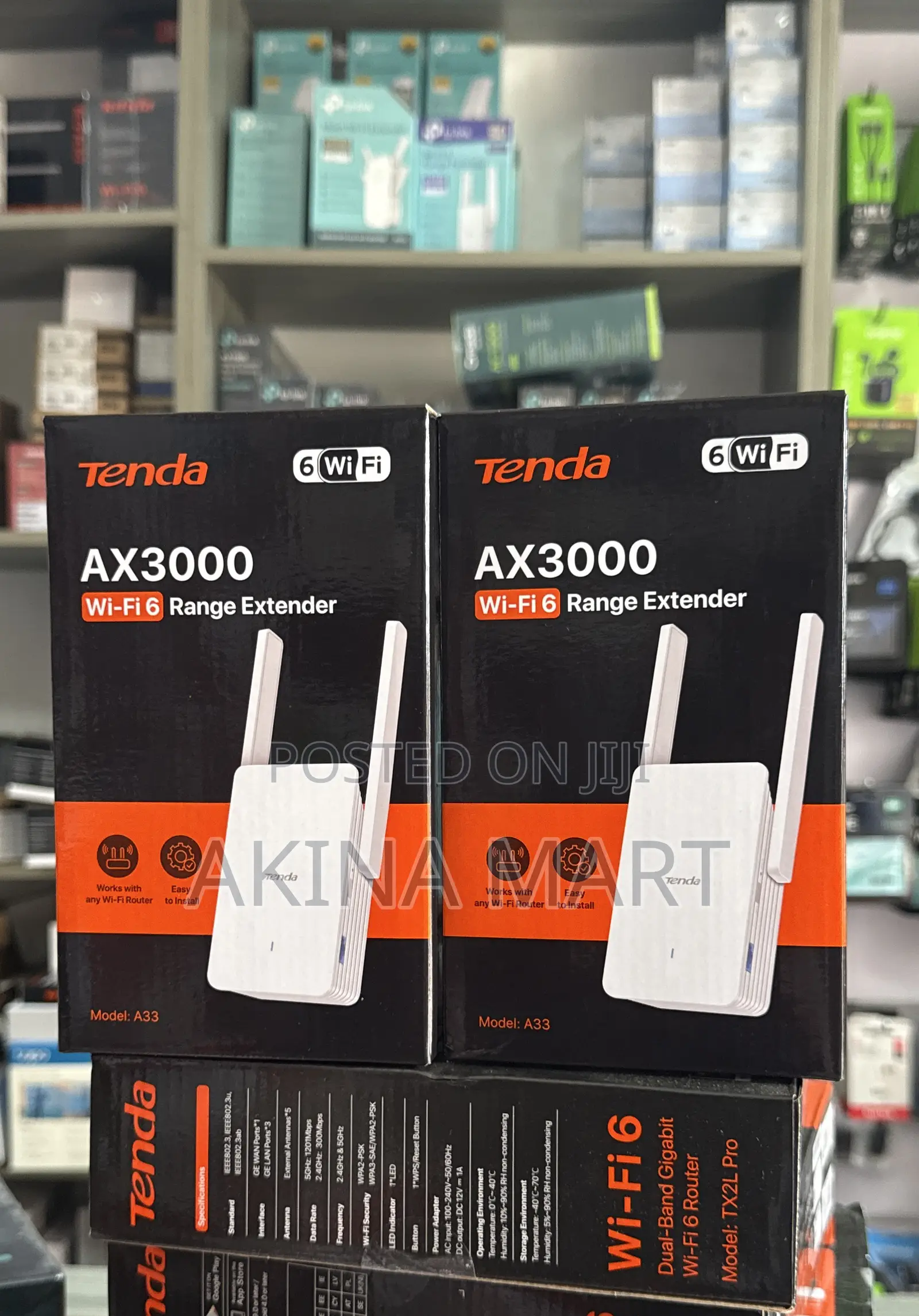 Tenda A33 Wifi 6 Range Extender Ax3000 Tenda A33 in Lapaz - Networking ...