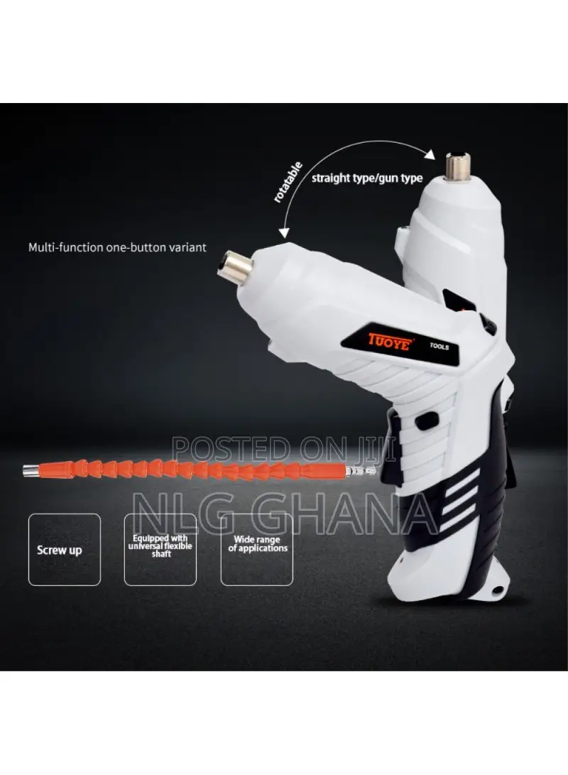 3.6v Rechargeable Cordless Electric Screwdriver Bit. Tvx19997 in ...