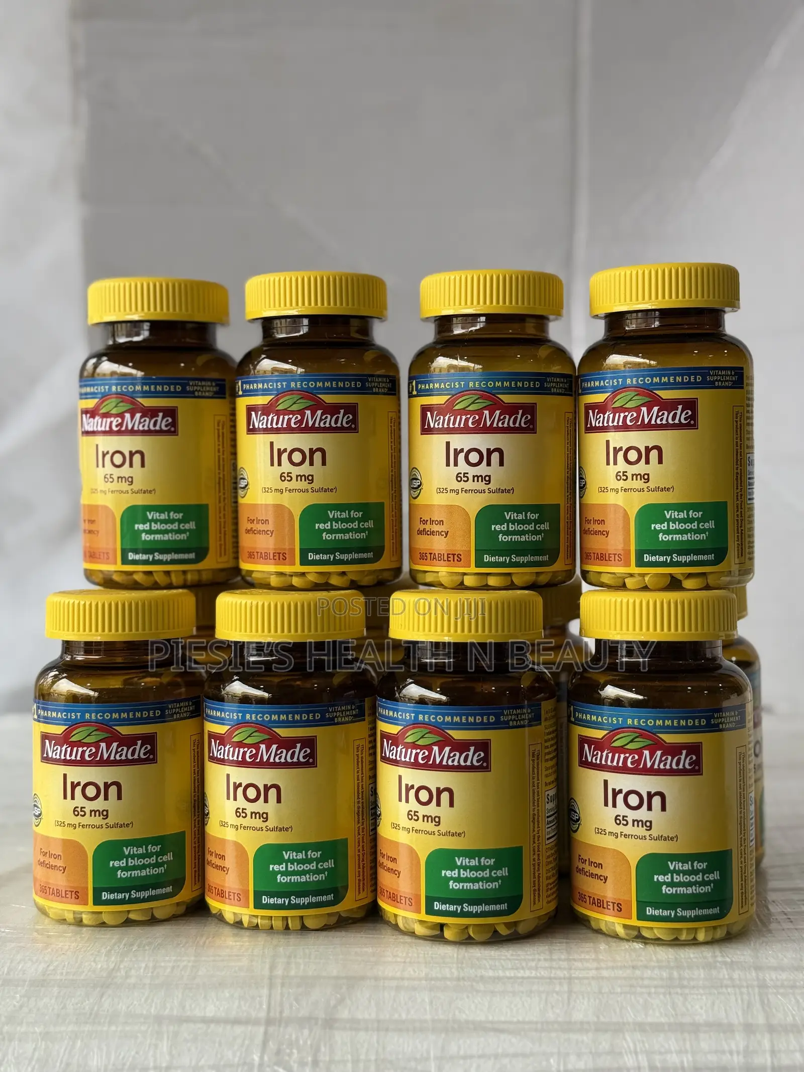 Nature Made Iron 65 Mg (325 Mg Ferrous Sulfate) 365 Tablets in Accra ...