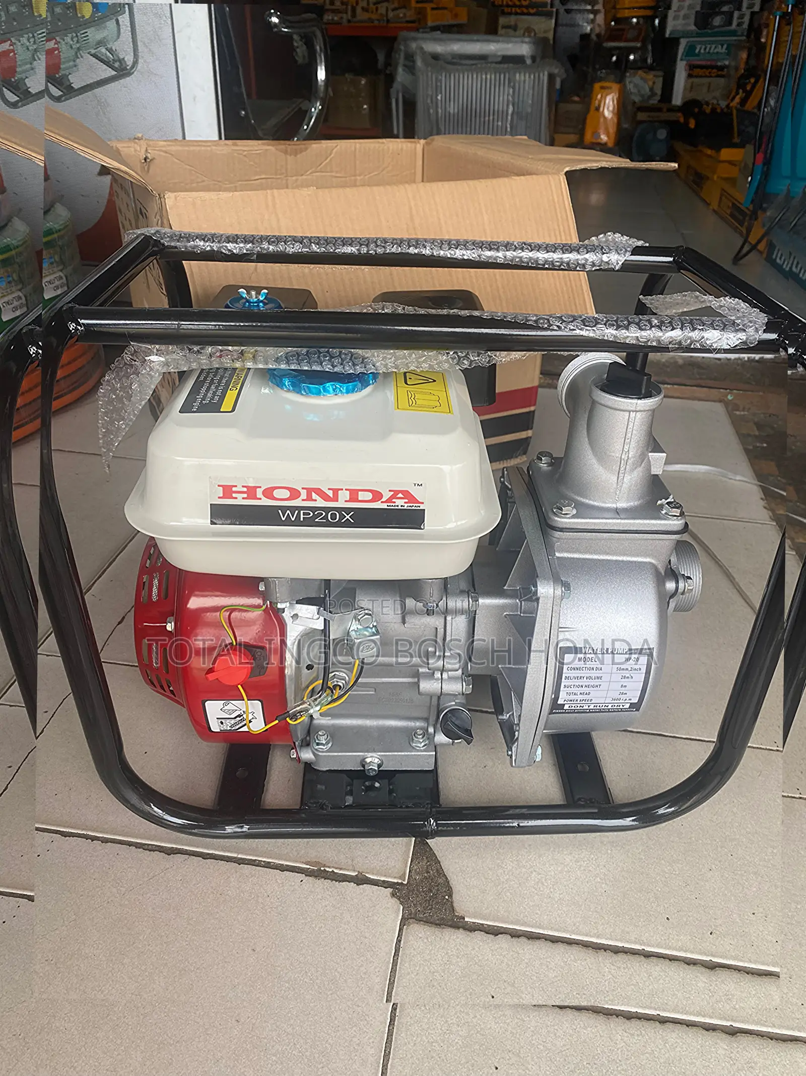 Water Pump 2inches Pumping Machine 5.5hp(Honda) For High Performance in ...