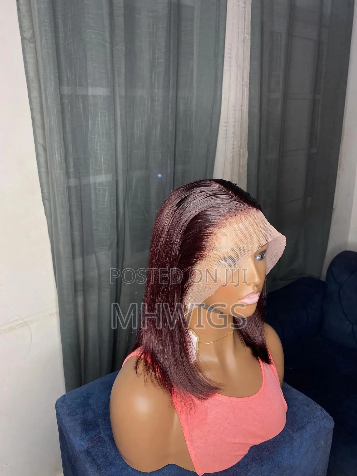 12 Inches Factory Made Burgundy Wig in Weija - Hair Beauty, Grace Esi ...