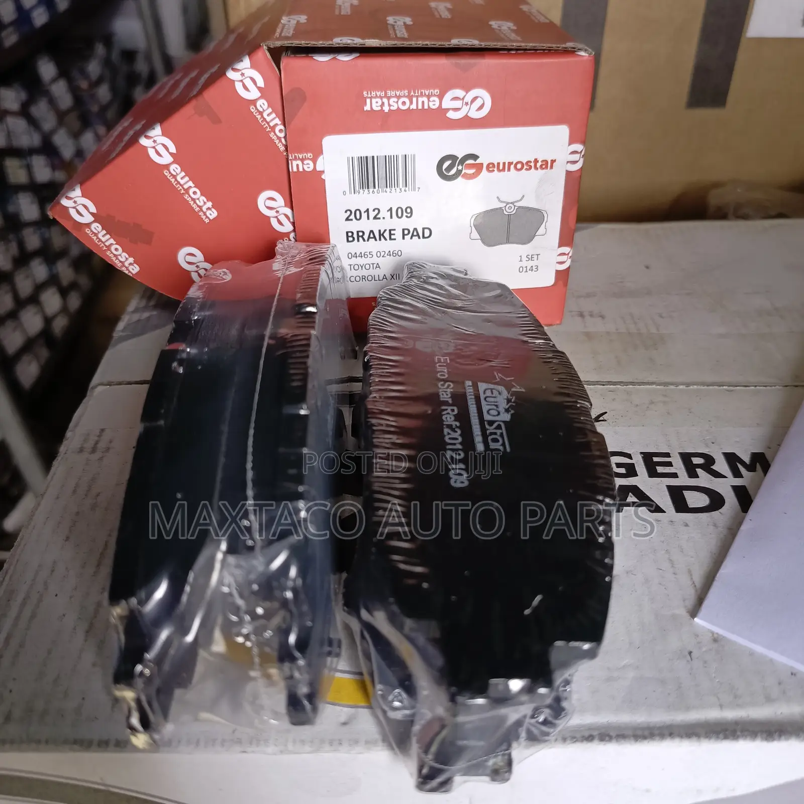 Eurostar 04465-02460 Brake Pad for Toyota Prius for sale - Maxtaco Auto ...