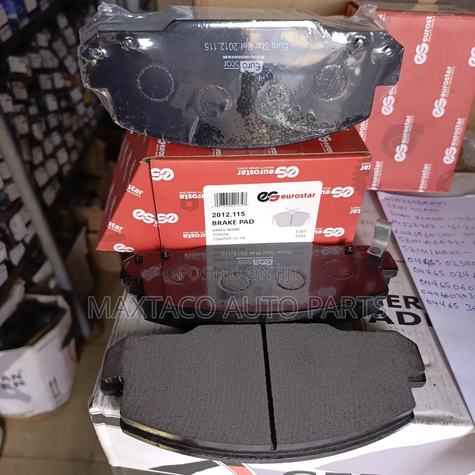 Eurostar 04465-36080 Brake Pad for Toyota Coaster in Lapaz - Vehicle ...