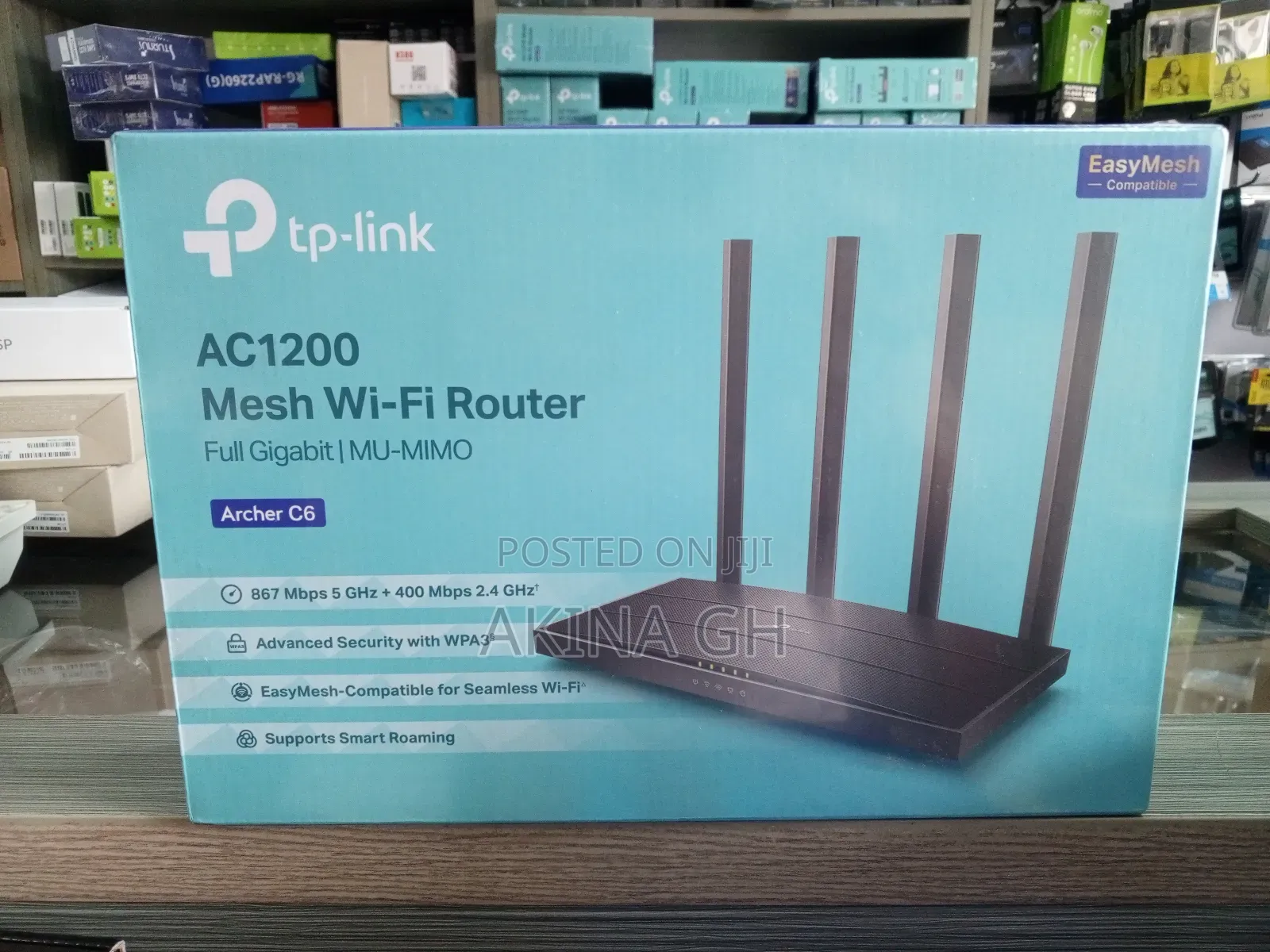 Tp-Link Archer C6 Ac1200 Mesh Wifi Router in Lapaz - Networking ...