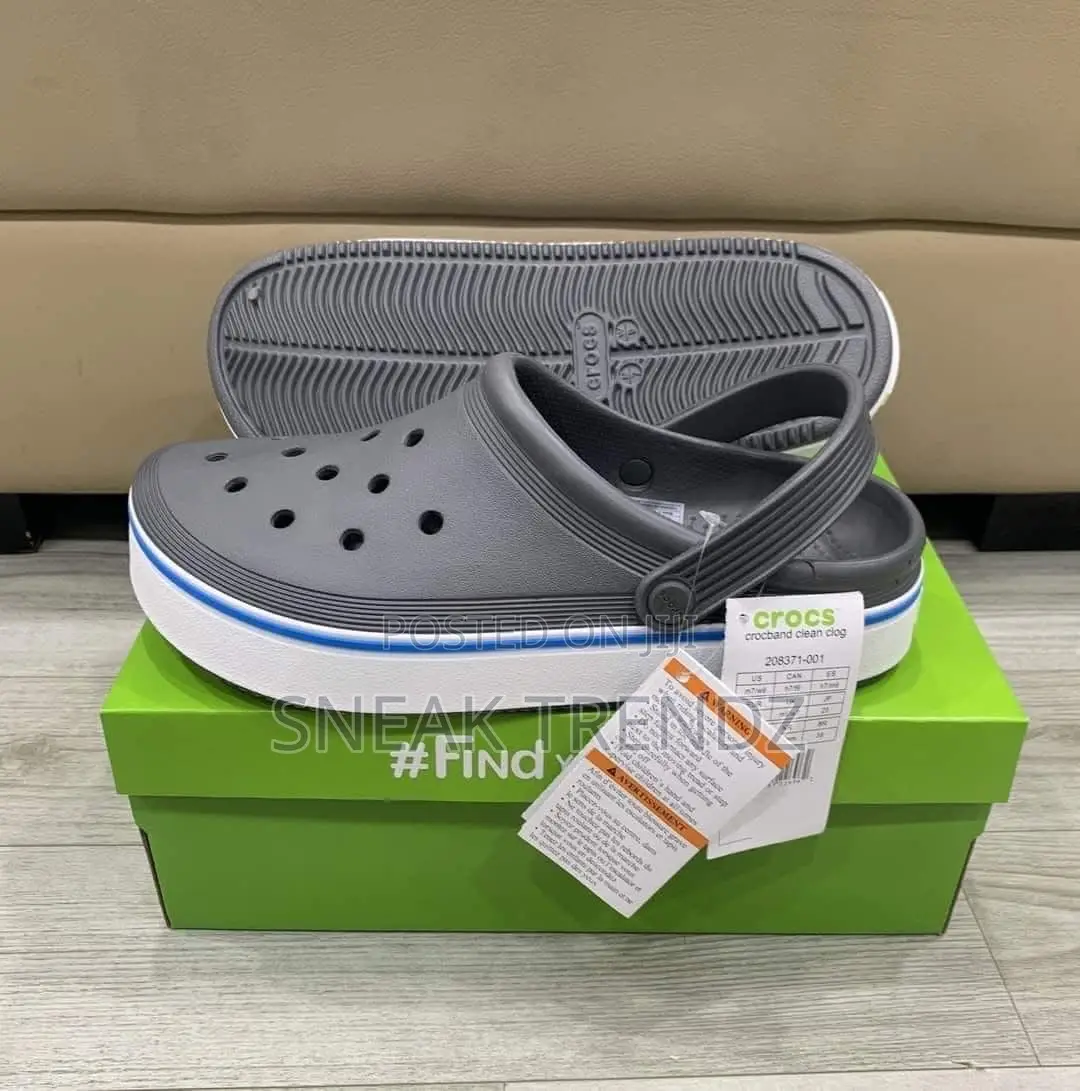 Original Crocs Greywhite in Osu - Shoes, Sneak Trendz | Jiji.com.gh