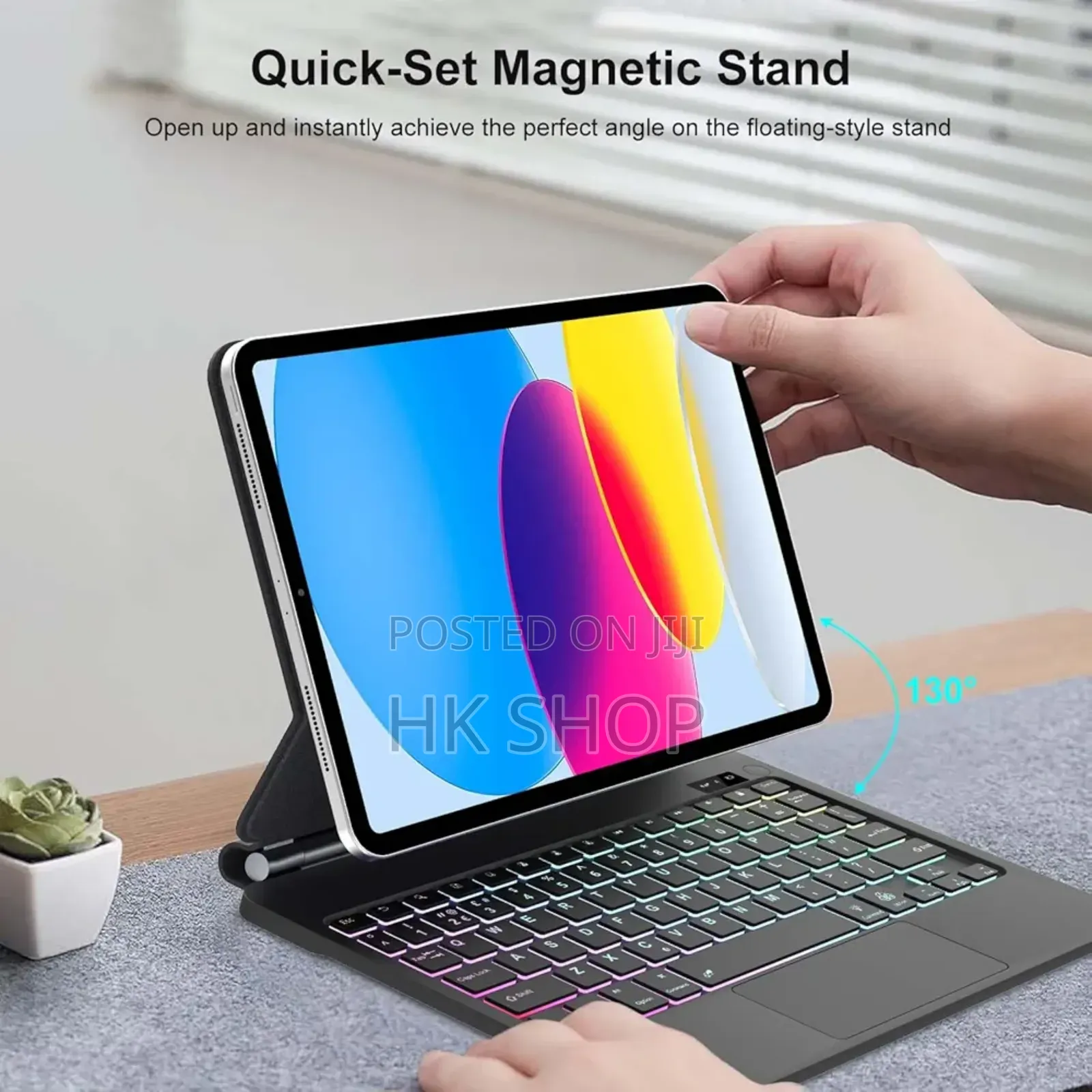 Black Magic Keyboard For Apple iPad 11th Generation A16 2025 in Circle ...