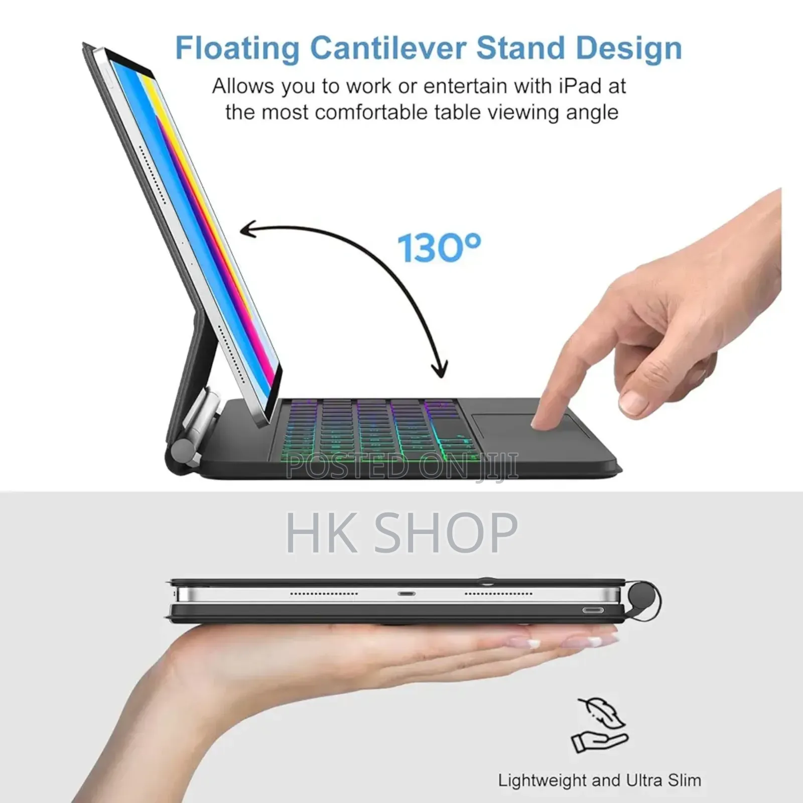 Black Magic Keyboard For Apple iPad 11th Generation A16 2025 in Circle ...