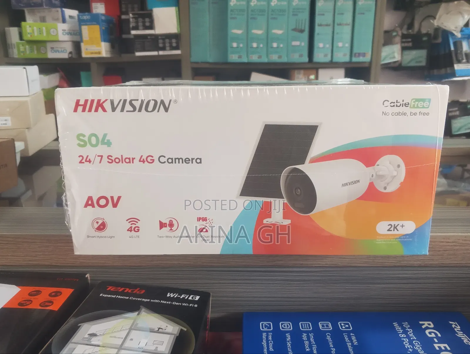Hikvision 24/7 Aov 4mp Solar 4g Bullet Camera Ds-2cfs04/4g for sale ...