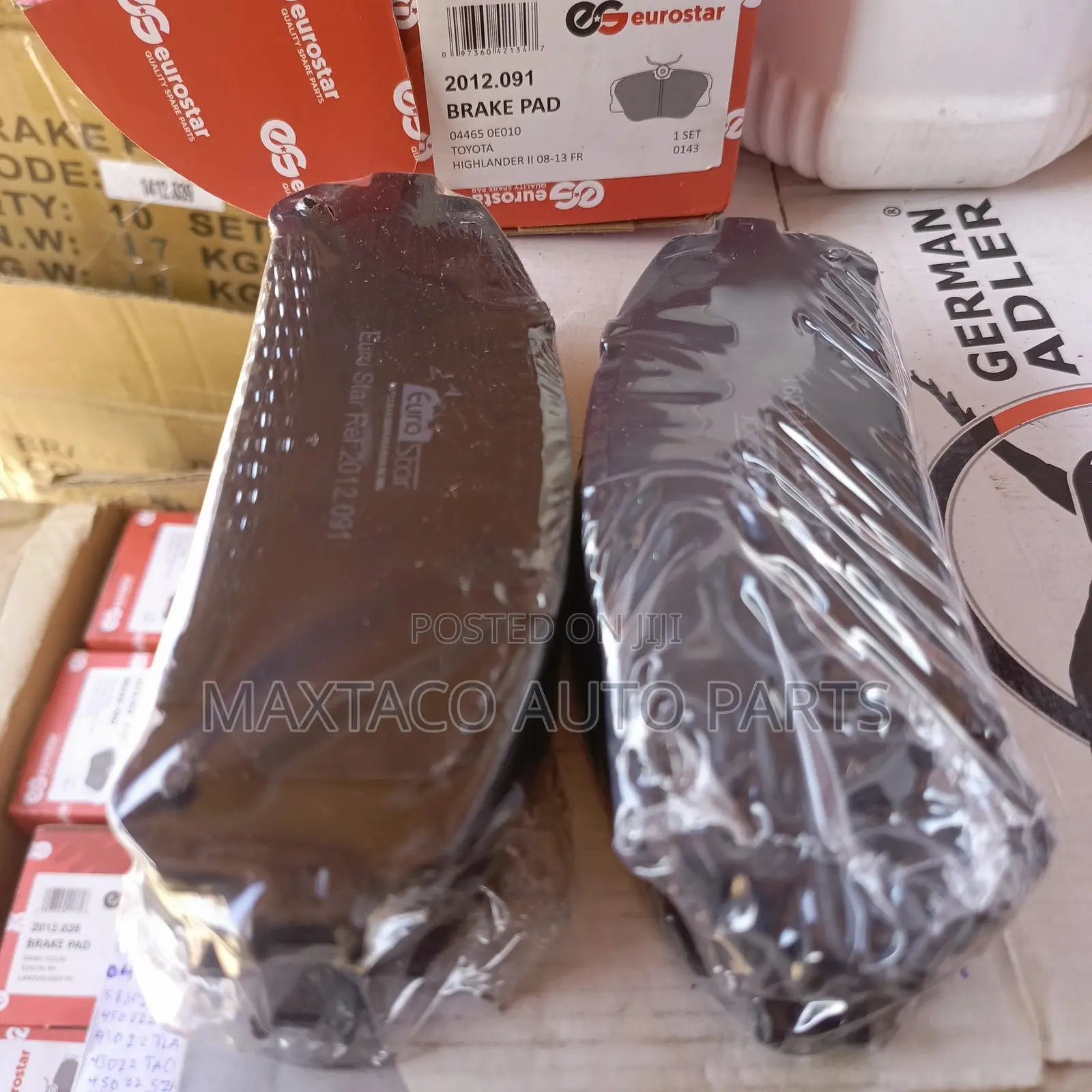 Eurostar 04465-0e010 Brake Pads for Toyota Highlander in Lapaz ...