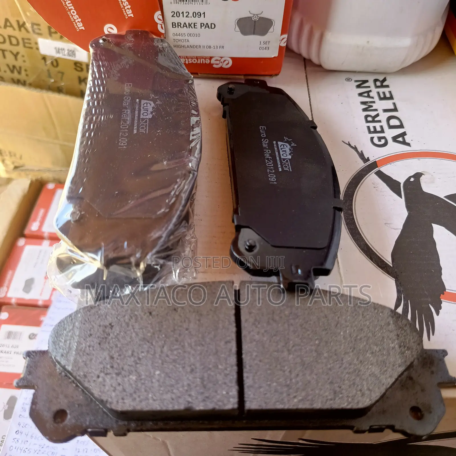 Eurostar 04465-0e010 Brake Pads for Toyota Highlander in Lapaz ...