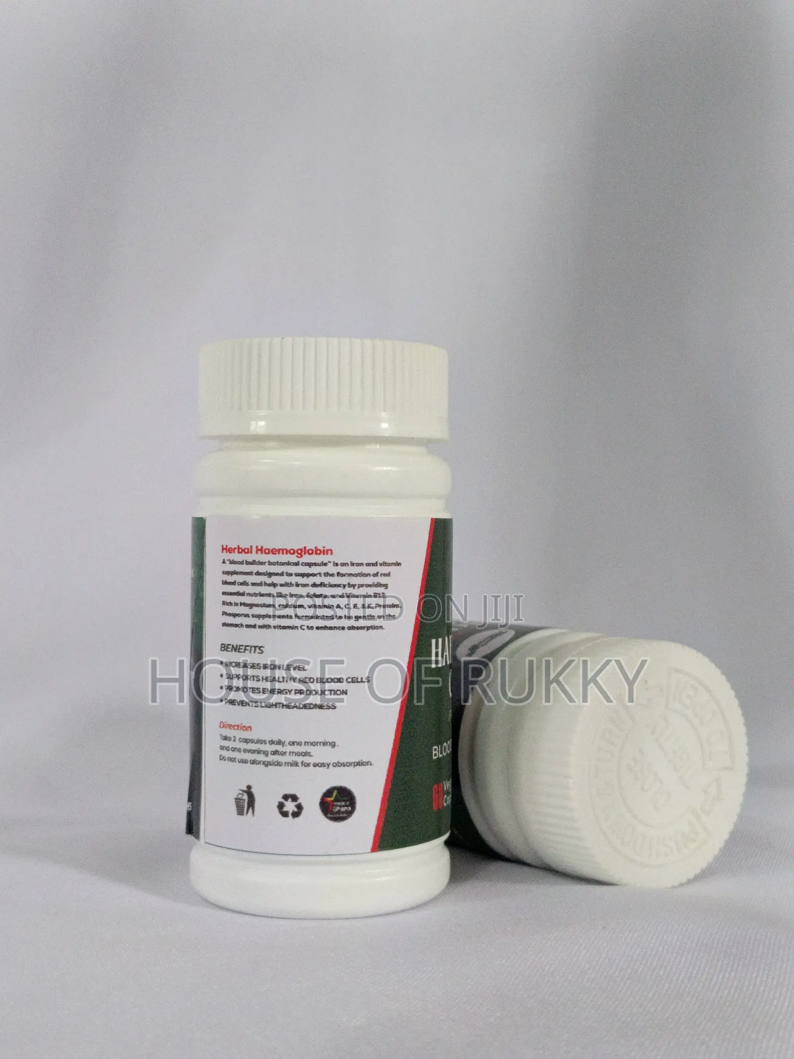 Botanical Haemoglobin Capsules(Iron Sup. For Anemic Patients) in Tema ...