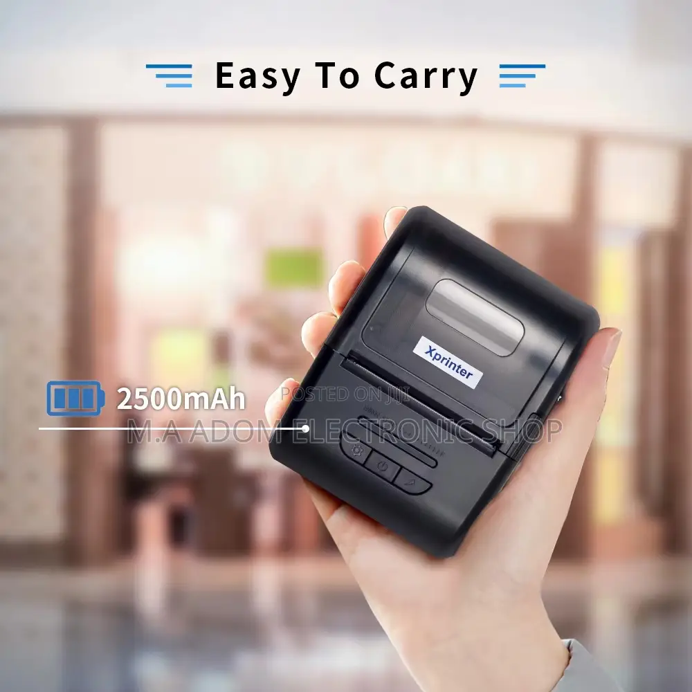 Xprinter Xp-p210 Mobile Receipt Direct Thermal Label & Pos Printer in ...