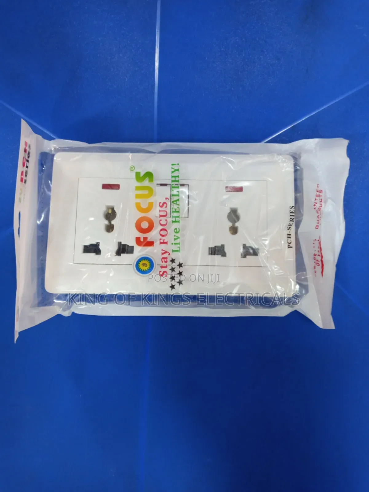 Focus 13a Double Socket With Light Indicator. in Adenta - Electrical ...