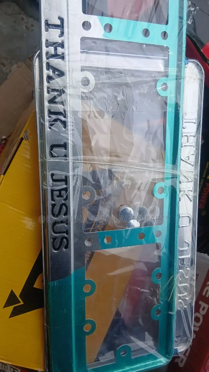 Original Car Number Plate Guard Available For All Cars in Abossey Okai ...