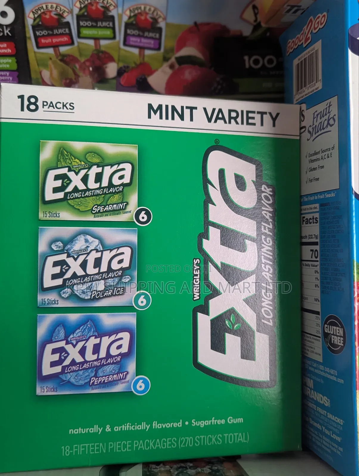 Extra Gum Mint Variety (18pack) in North Industrial Area - Food & Beverages, Kpm Shipping Ltd ...
