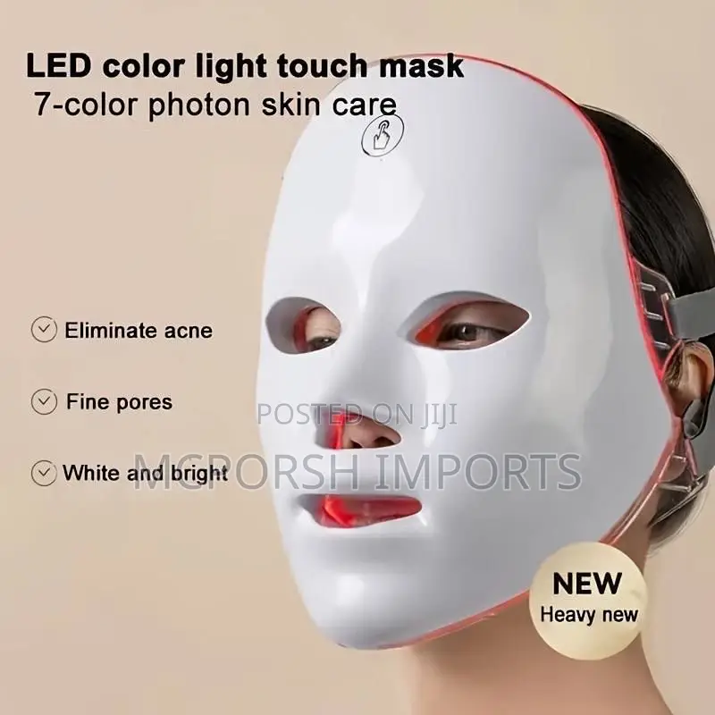 7-Color Led Light Therapy Mask for Acne, Pores Bright Skin in Kumasi ...